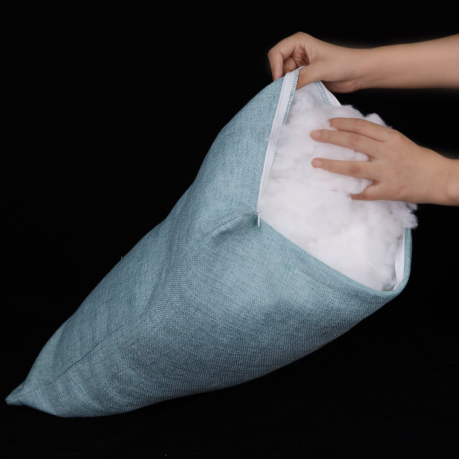 COSNIGHT Premium Polyester Fiber Fill for Re-Stuffing Pillows, Quilts, Paddings, Pouf , Stuff Toys,Fiberfill, Stuffing, Machine Washable,White (2.2 LB / 35.3 Ounce )