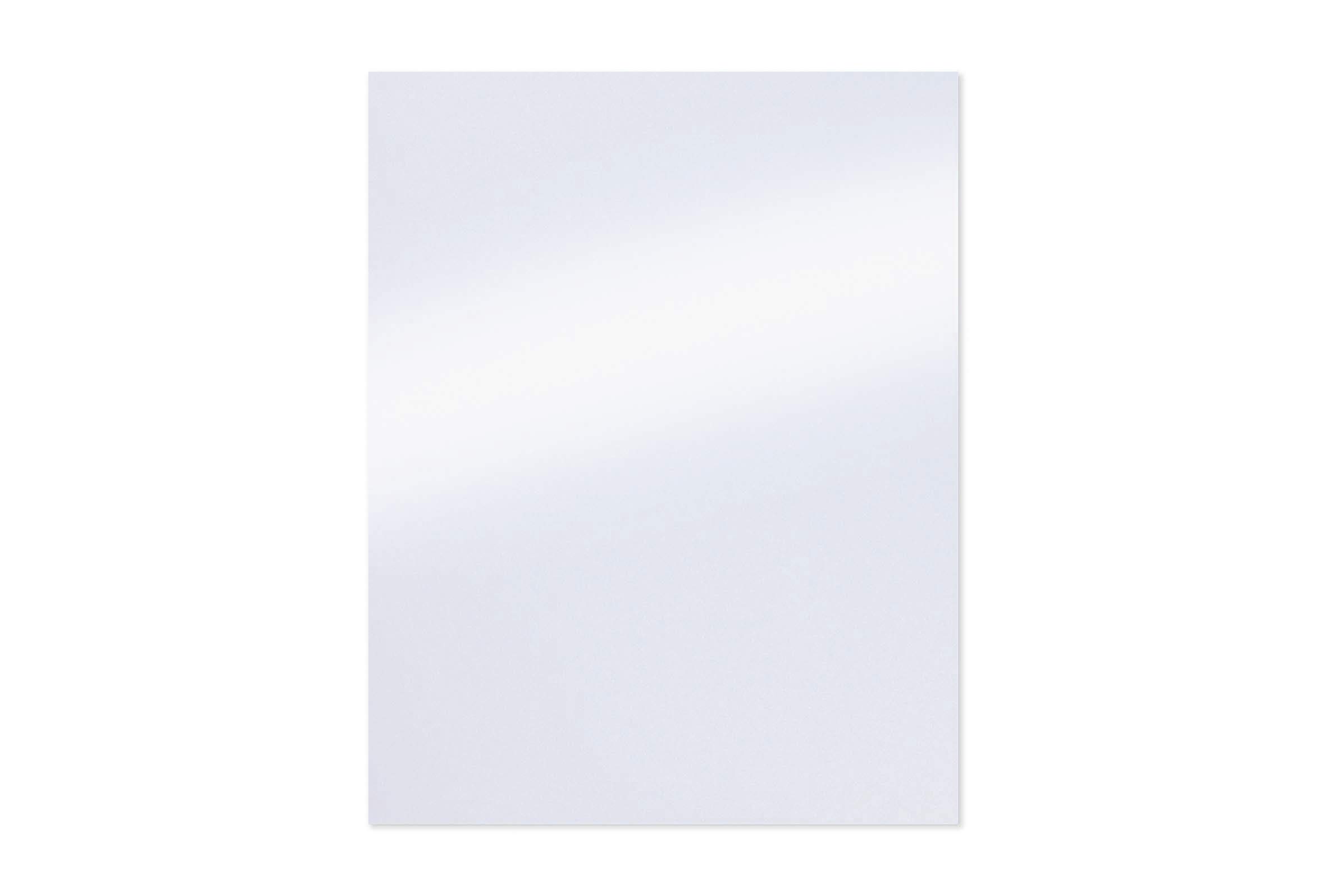 White Shimmer Paper - 100-Pack Metallic Cardstock Paper, 92 lb Cover, Double Sided, Printer Friendly - Perfect for Weddings, Birthdays, Craft Use, Letter Size Sheets, 8.5 x 11 Inches