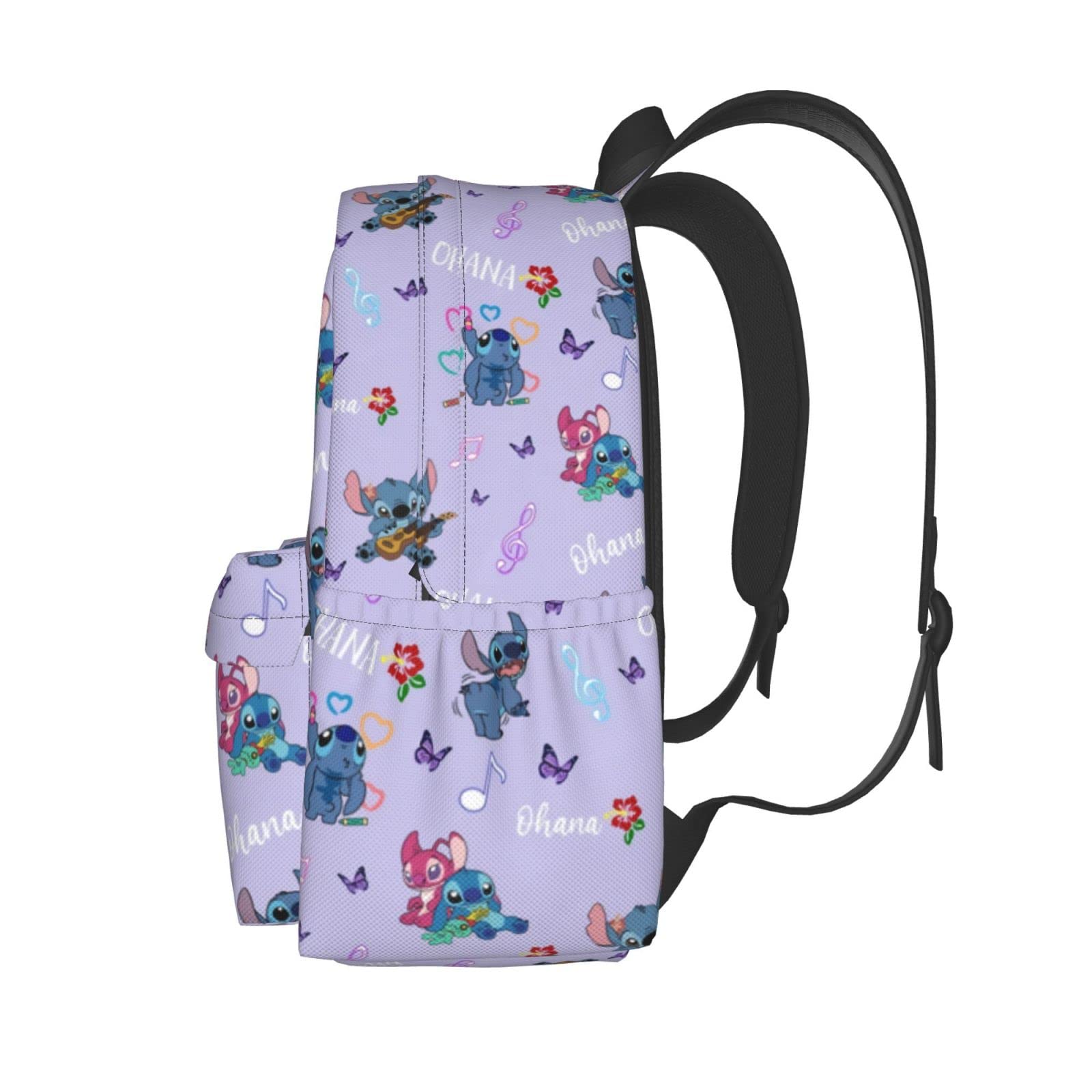 Travel Backpack, Notebook Laptop Bags For Men Women Weekend Outings Trip Book Bag Travel Hiking Camping Work Cartoon Cute Black 20