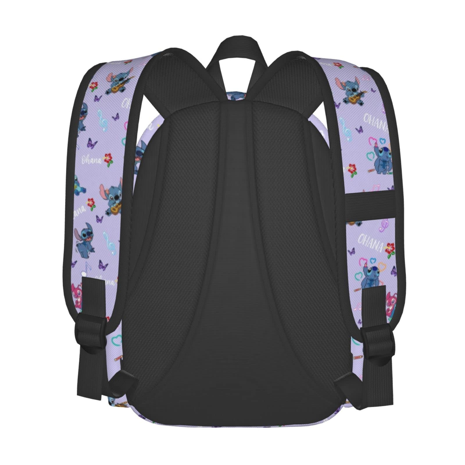 Travel Backpack, Notebook Laptop Bags For Men Women Weekend Outings Trip Book Bag Travel Hiking Camping Work Cartoon Cute Black 20