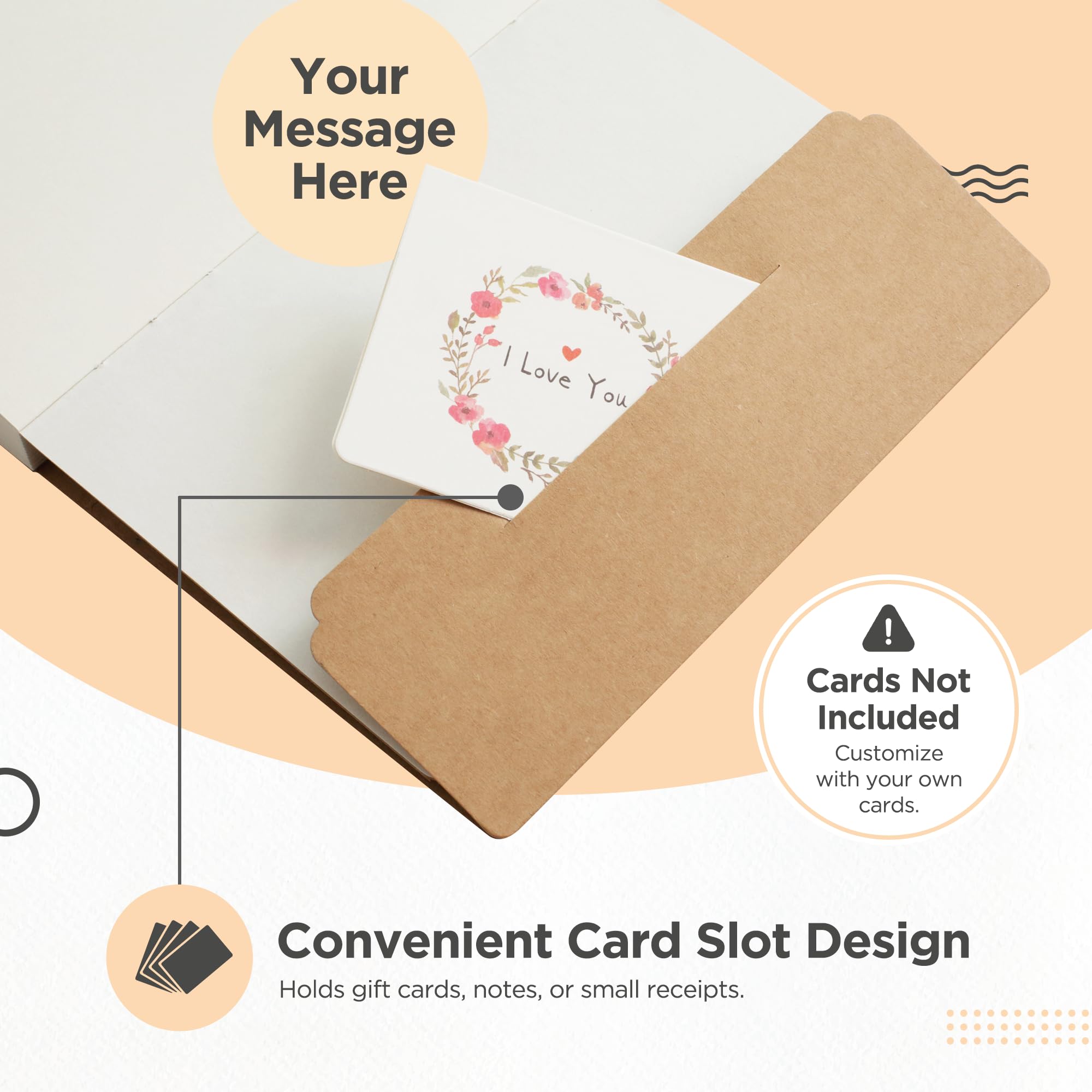 Kraft Cover Blank 100g Full Wood Paper Sketch Book - 112 Sheets / 224 Pages - 140 Millimeters by 210 Millimeters - 350gsm Kraft Paper Cover