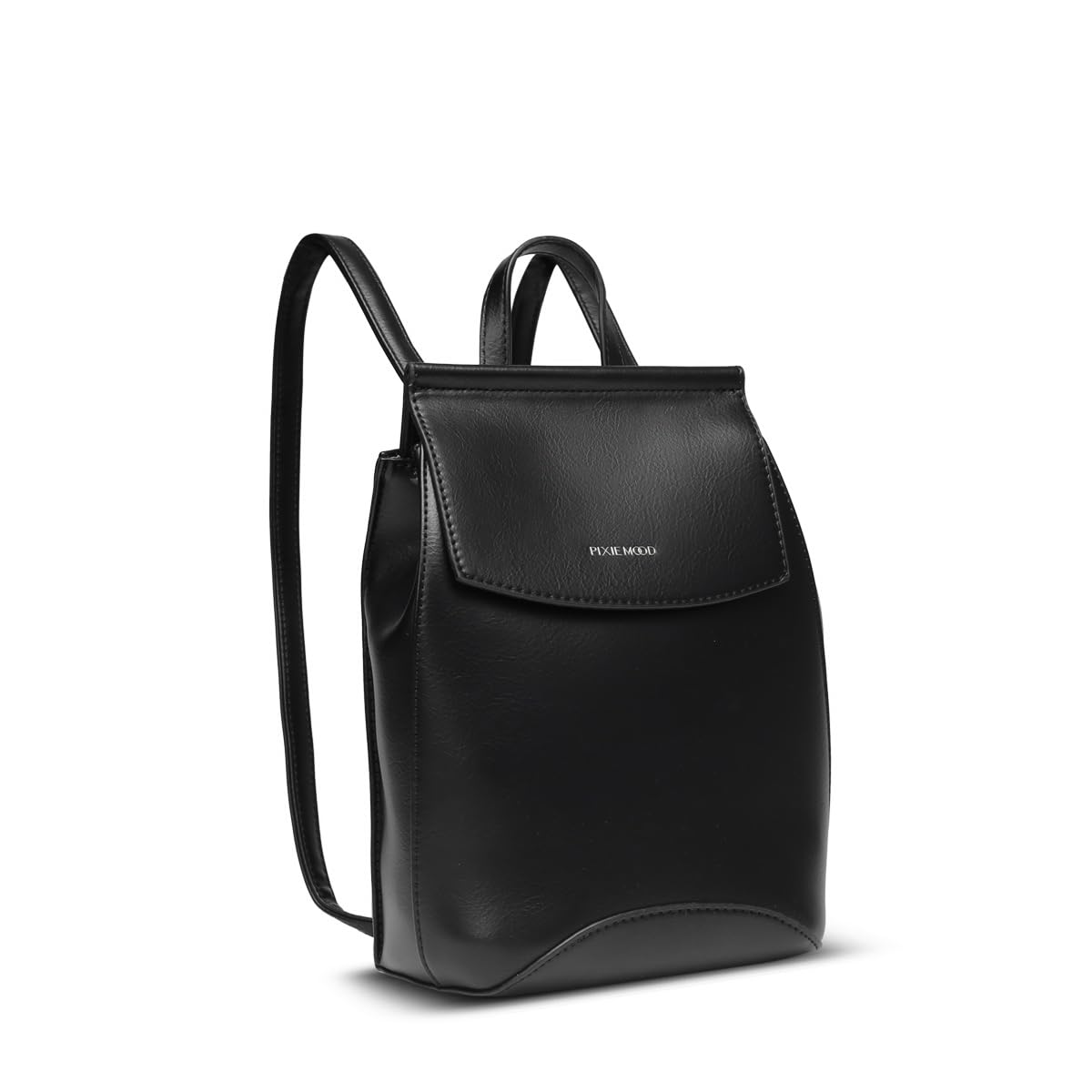 Pixie Mood Kim 10.5 x 8 Vegan Leather Mini Convertible Backpack, Misty Rose