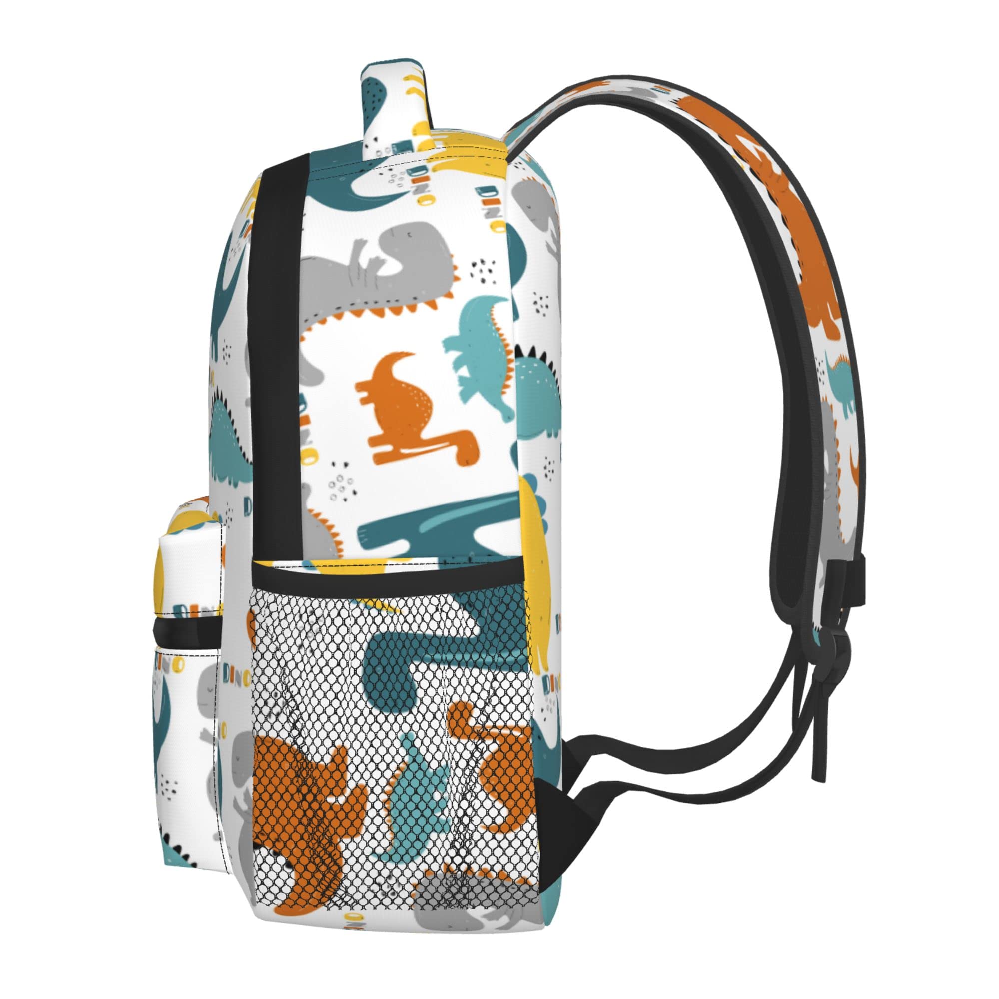 Giabmiag Custom 12 Inch Dinosaurs Preschool Backpack for Toddler Boy Girl Personalized Customized Toddler Lightweight Bookbag with Chest Strap