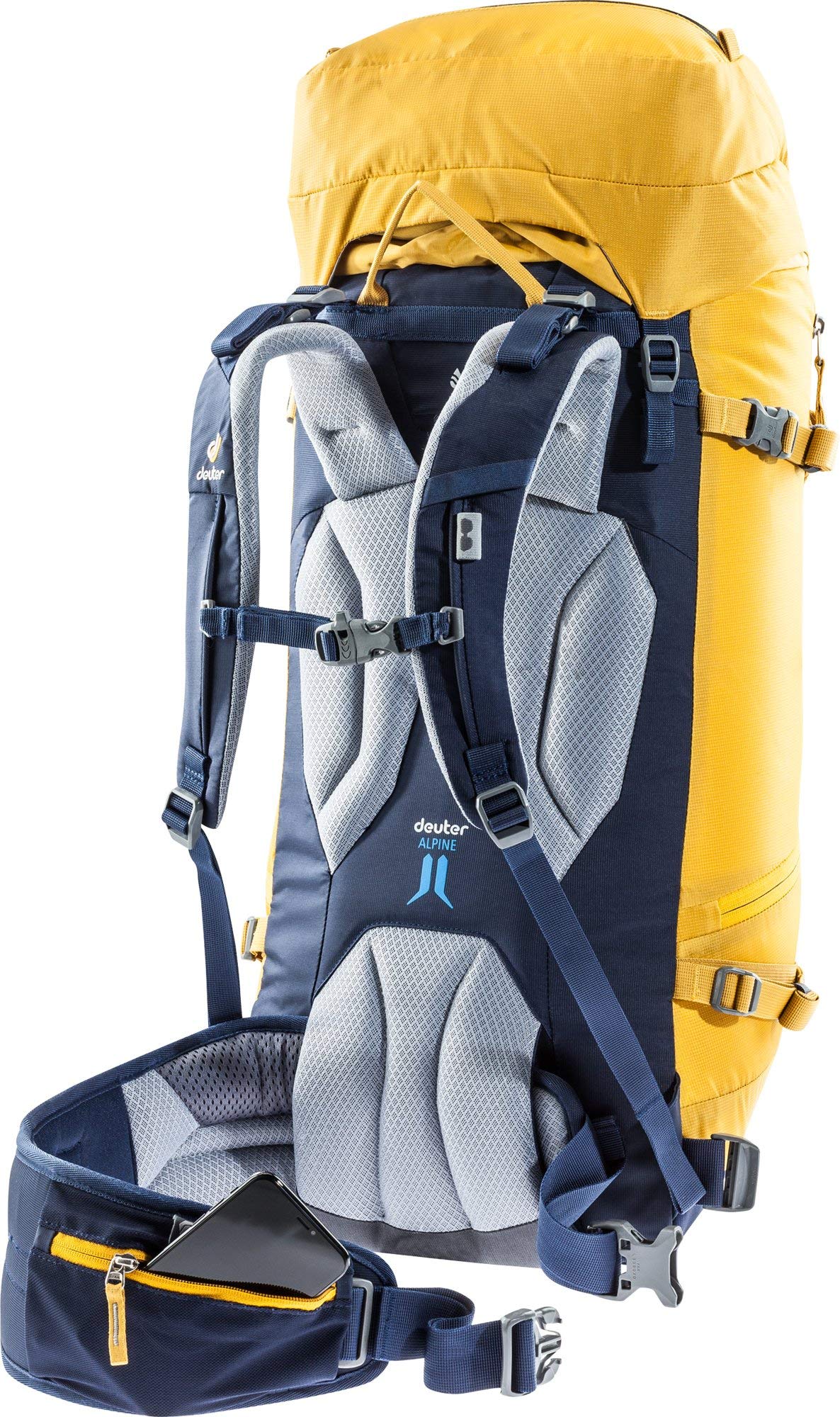Deuter Guide 44+ - Robust and Functional Alpine Backpack for Mountain Climbing, Ski Tours and Expeditions