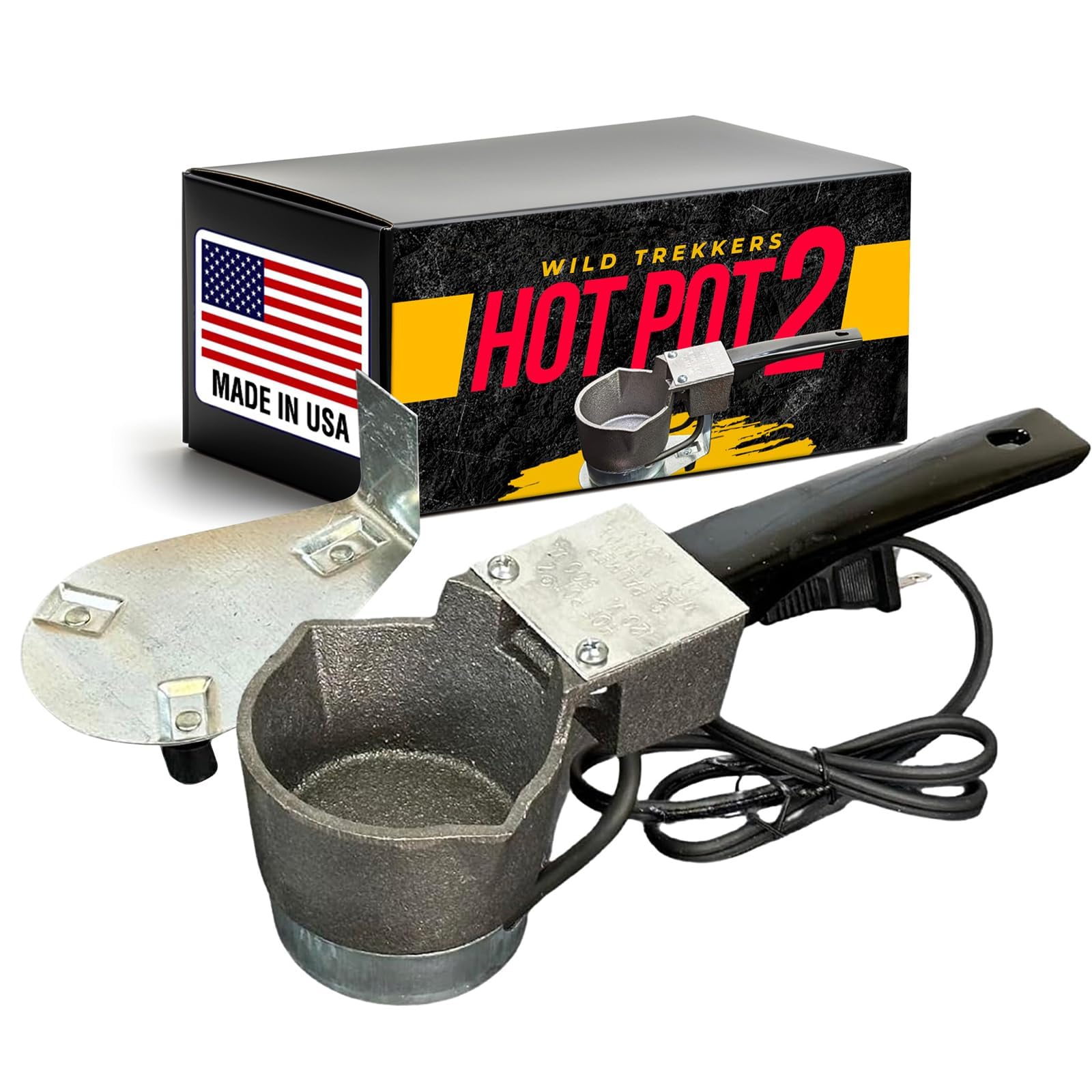 Do-It Hot Pot 2 | Melts Lead Ingots Quickly | Electric Melting Pot for Lead | 4 Pound Capacity | Lead Melting Pot for Fishing Weight Molds & Bullet Casting Molds | Made in The USA