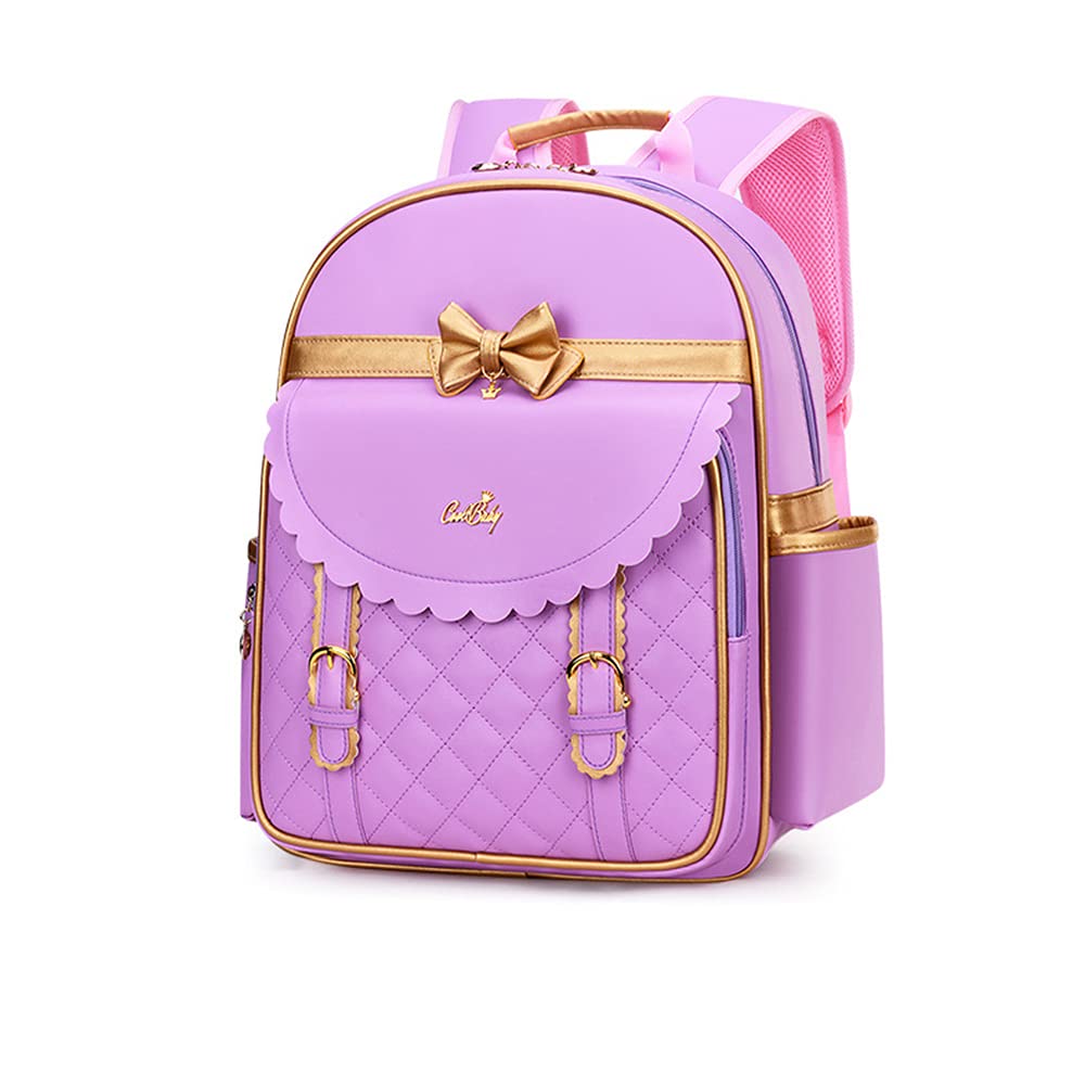 Children's Backpack Princess Girl School Bag PU Waterproof Casual Daypack