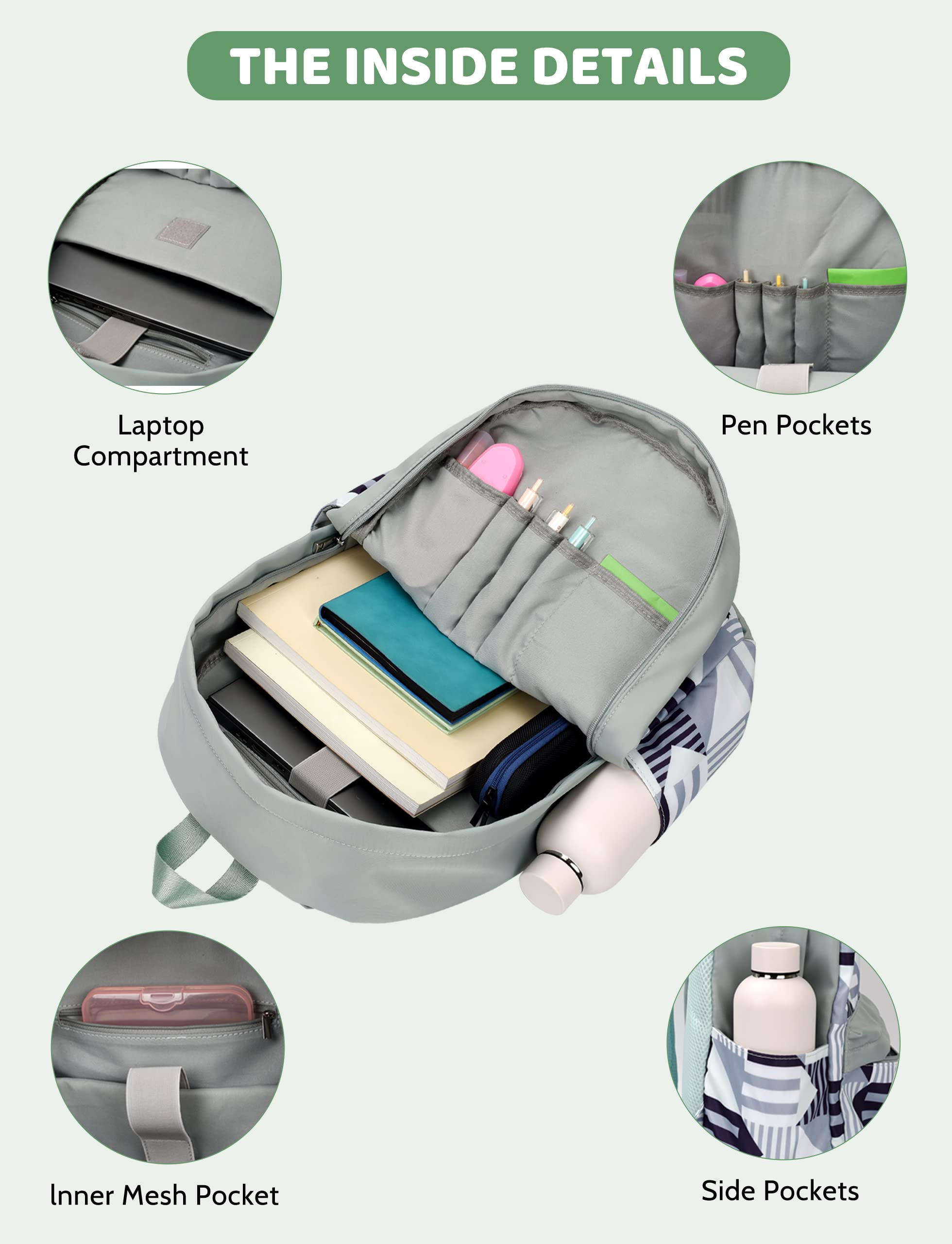 Ejqcmz Backpack for Kids, Boys Preschool Backpack with Lunch Box and Pen Bag, School Bookbag Set Middle-School Elementary Bookbags for Girls-Boys(JA001)