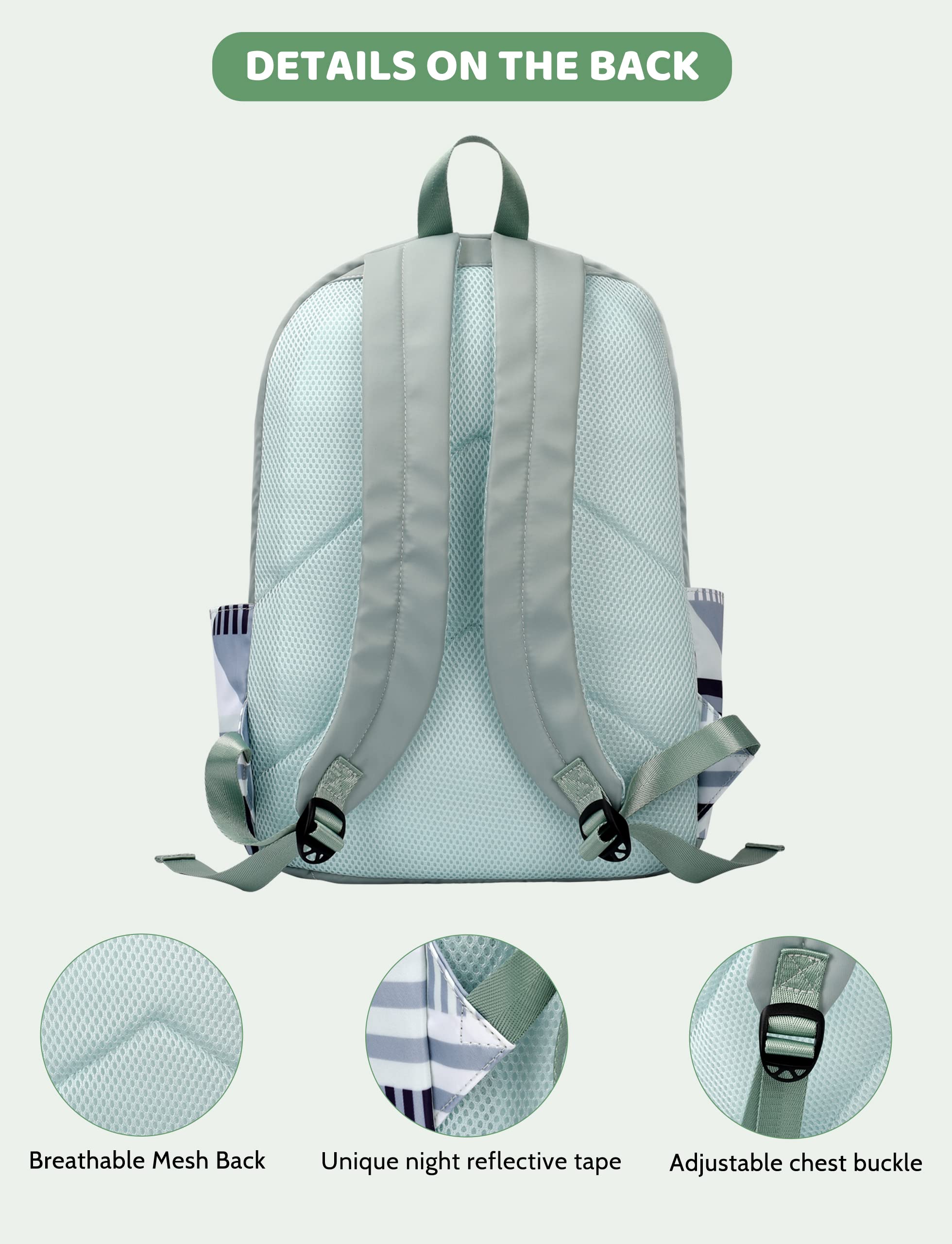 Ejqcmz Backpack for Kids, Boys Preschool Backpack with Lunch Box and Pen Bag, School Bookbag Set Middle-School Elementary Bookbags for Girls-Boys(JA001)