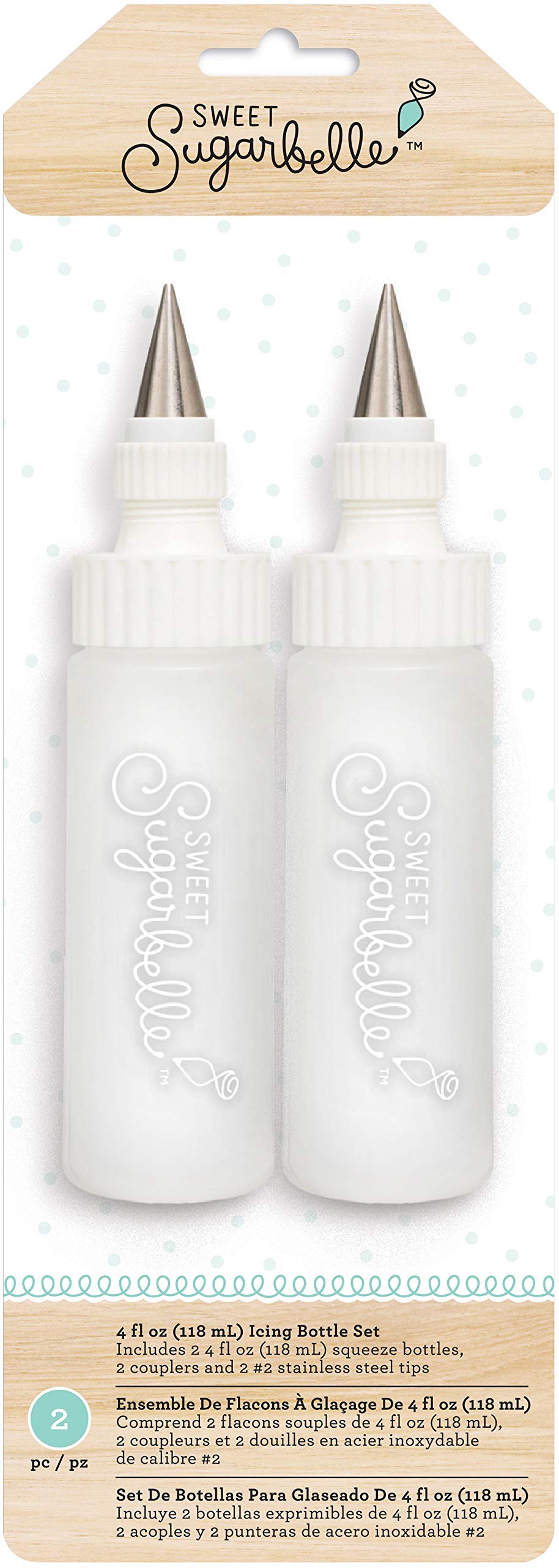 American Crafts Sweet Sugarbelle Icing Bottle 4oz 2/Pkg