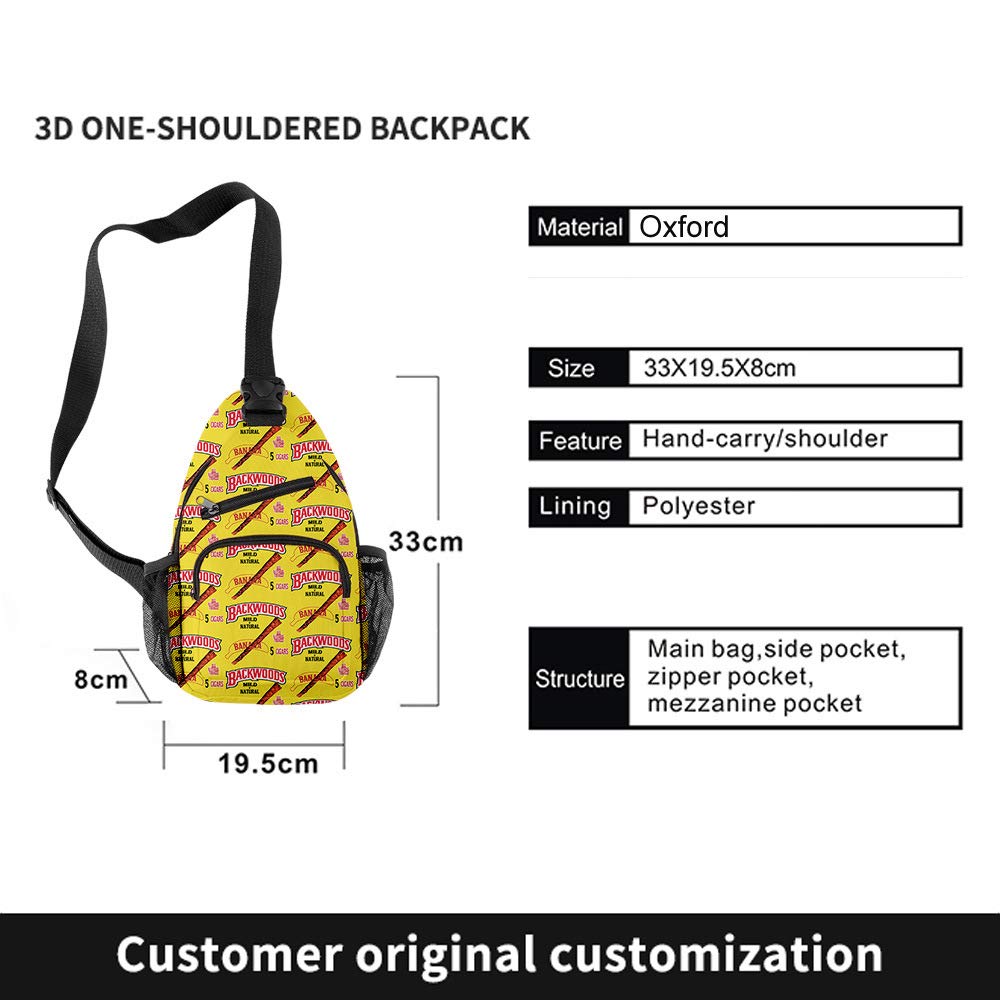 FEIRUIJI Backwoods Backpack, Backwoods Laptop Bag School Bag Travel Shoulder Bag Book Bags (AG),30*44*18cm