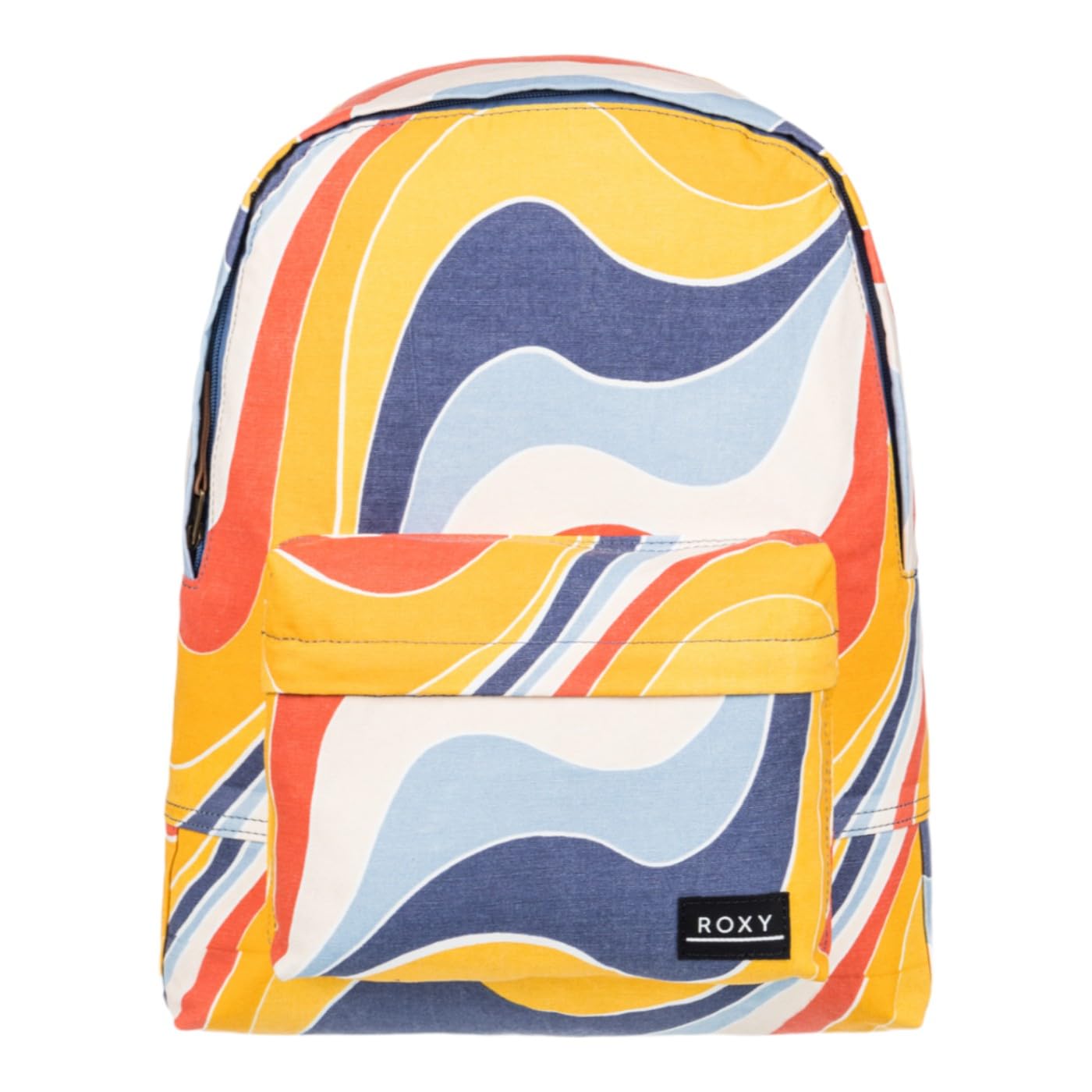 Roxy Women's Sugar Baby Canvas Backpack, Yolk Yellow Flower Power Ditsy, 1SZ