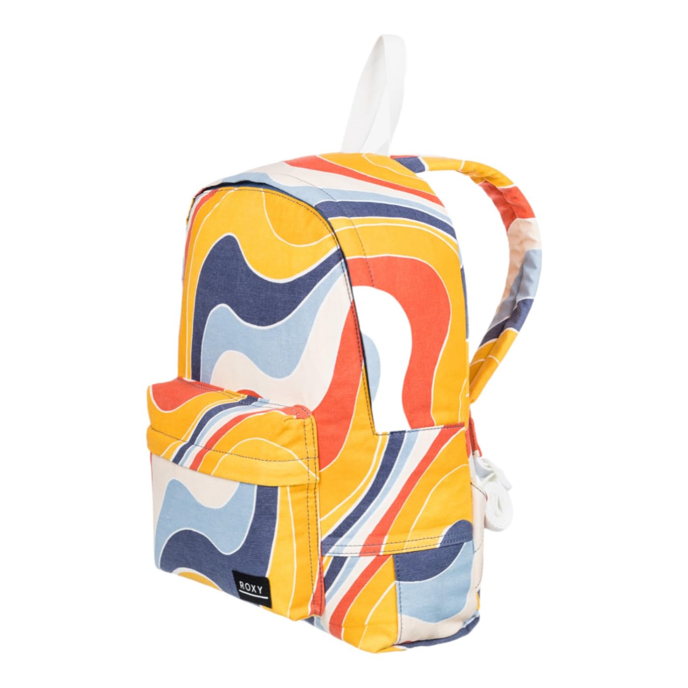 Roxy Women's Sugar Baby Canvas Backpack, Yolk Yellow Flower Power Ditsy, 1SZ