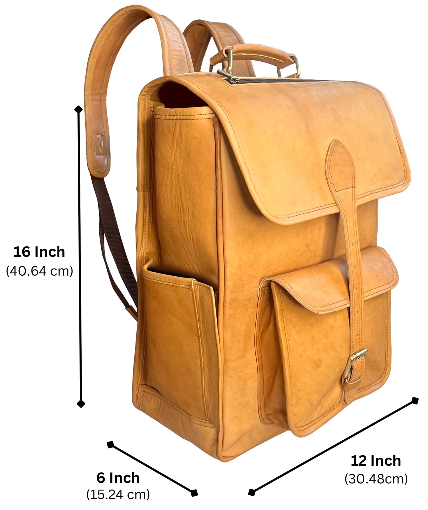 Handmade Genuine Leather Backpacks Laptop Computer Bag for Men Women Gift for Him Her