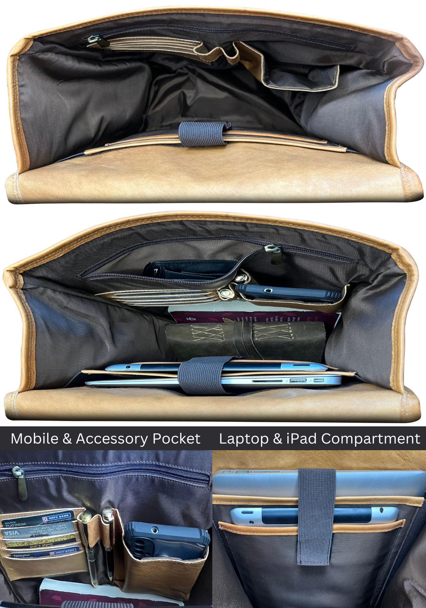 Handmade Genuine Leather Backpacks Laptop Computer Bag for Men Women Gift for Him Her