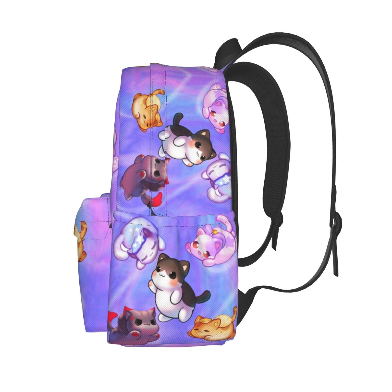 Anime cat theme backpack 3d Casual Light Weight Bookbags for girls