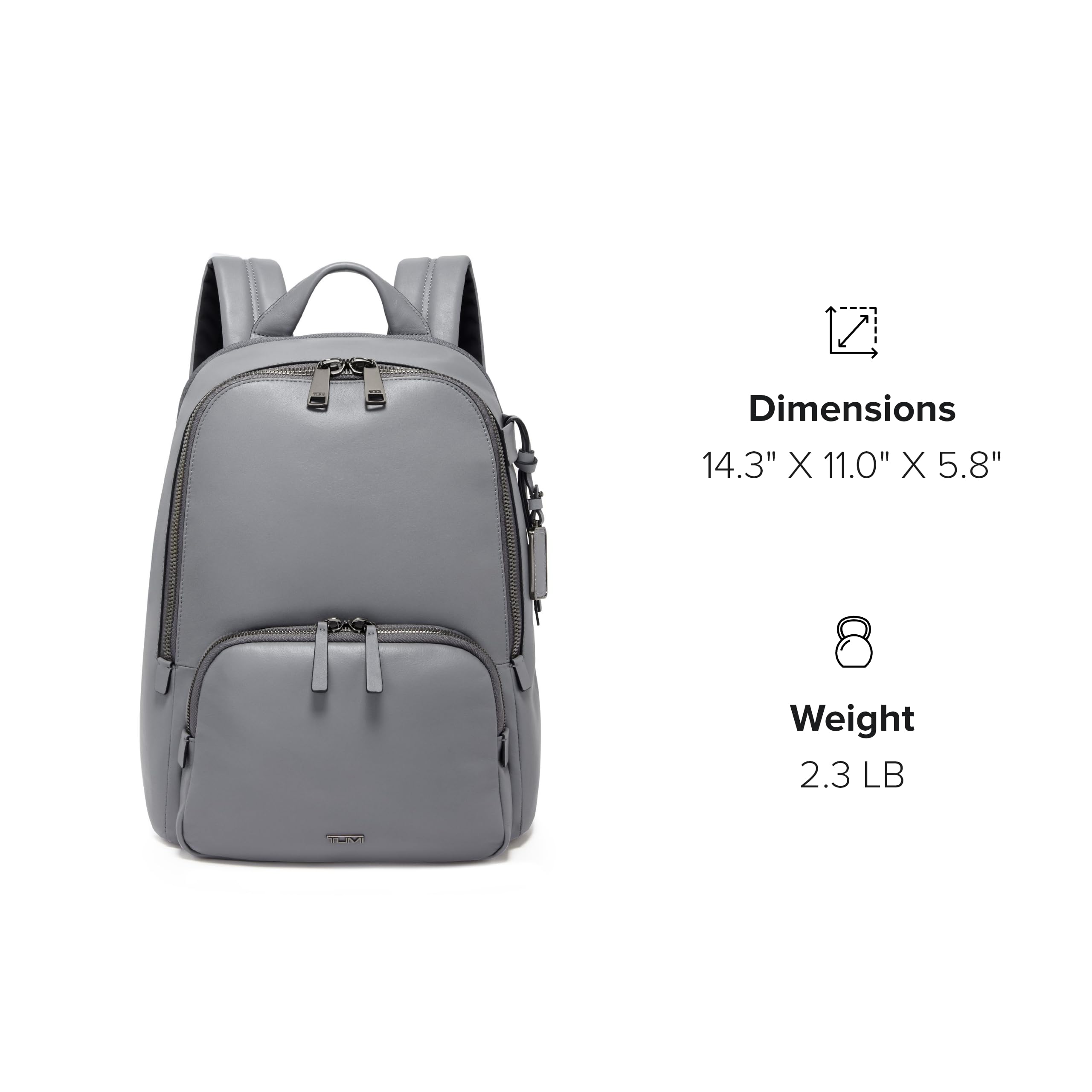 TUMI Voyageur Hannah Backpack - Pearl Grey