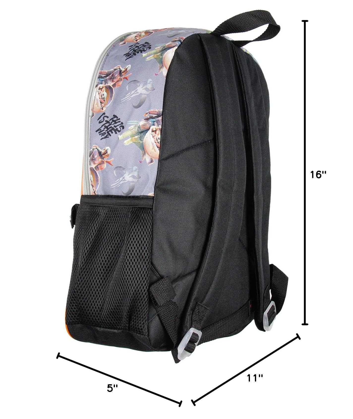 The Mandalorian Grogu Baby Yoda This Is The Way 5 Piece 16" Backpack Lunch Bag Mega Set