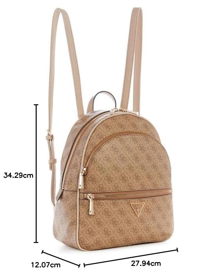 GUESS Manhattan Large Backpack, Latte Logo