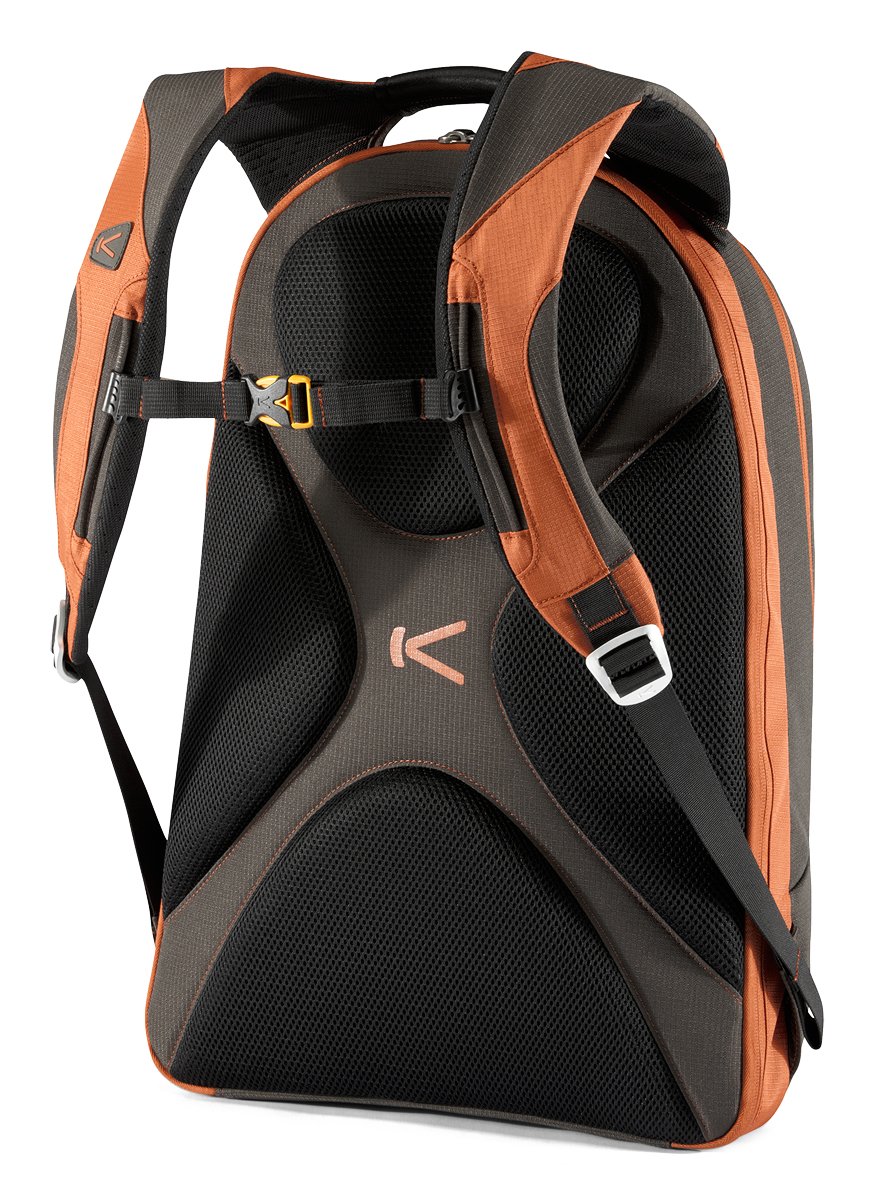 Keen Airport Way Checkpoint Friendly Laptop Daypack, Rust,Rust,one size