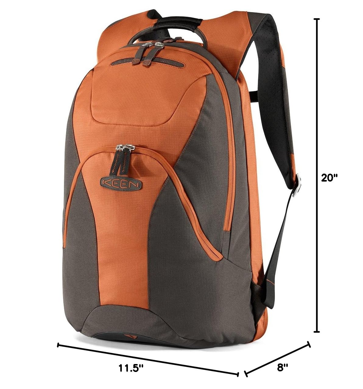 Keen Airport Way Checkpoint Friendly Laptop Daypack, Rust,Rust,one size
