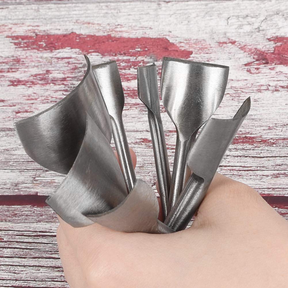 UUJOLY 7 Pcs Leather Half-Round Shaped Cutter Leathercraft Punching Tools Punch Strap Belt Wallet Bag DIY Handwork