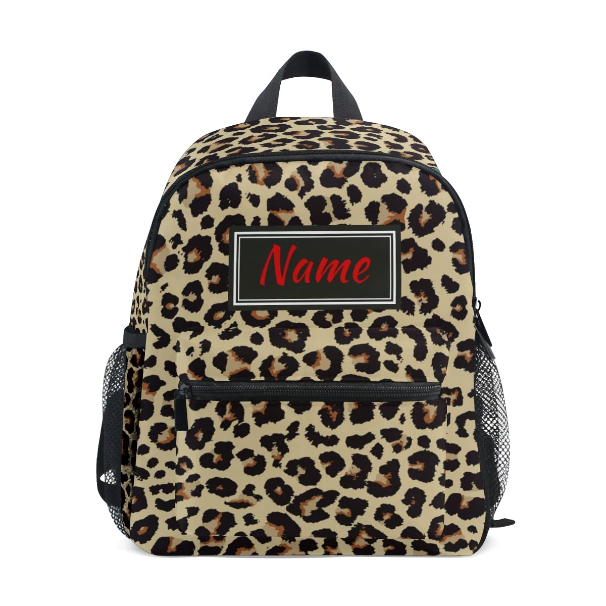 Custom Happy Camper Caravan Kids School BackpackToddler Personalized Your Name Preschool Shoulder Bookbag Kindergarten Elementary School Bag for Small Boys Girls
