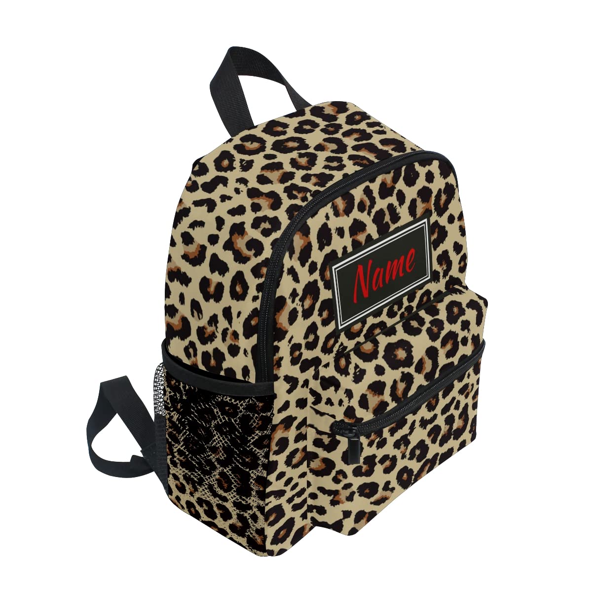 Custom Happy Camper Caravan Kids School BackpackToddler Personalized Your Name Preschool Shoulder Bookbag Kindergarten Elementary School Bag for Small Boys Girls