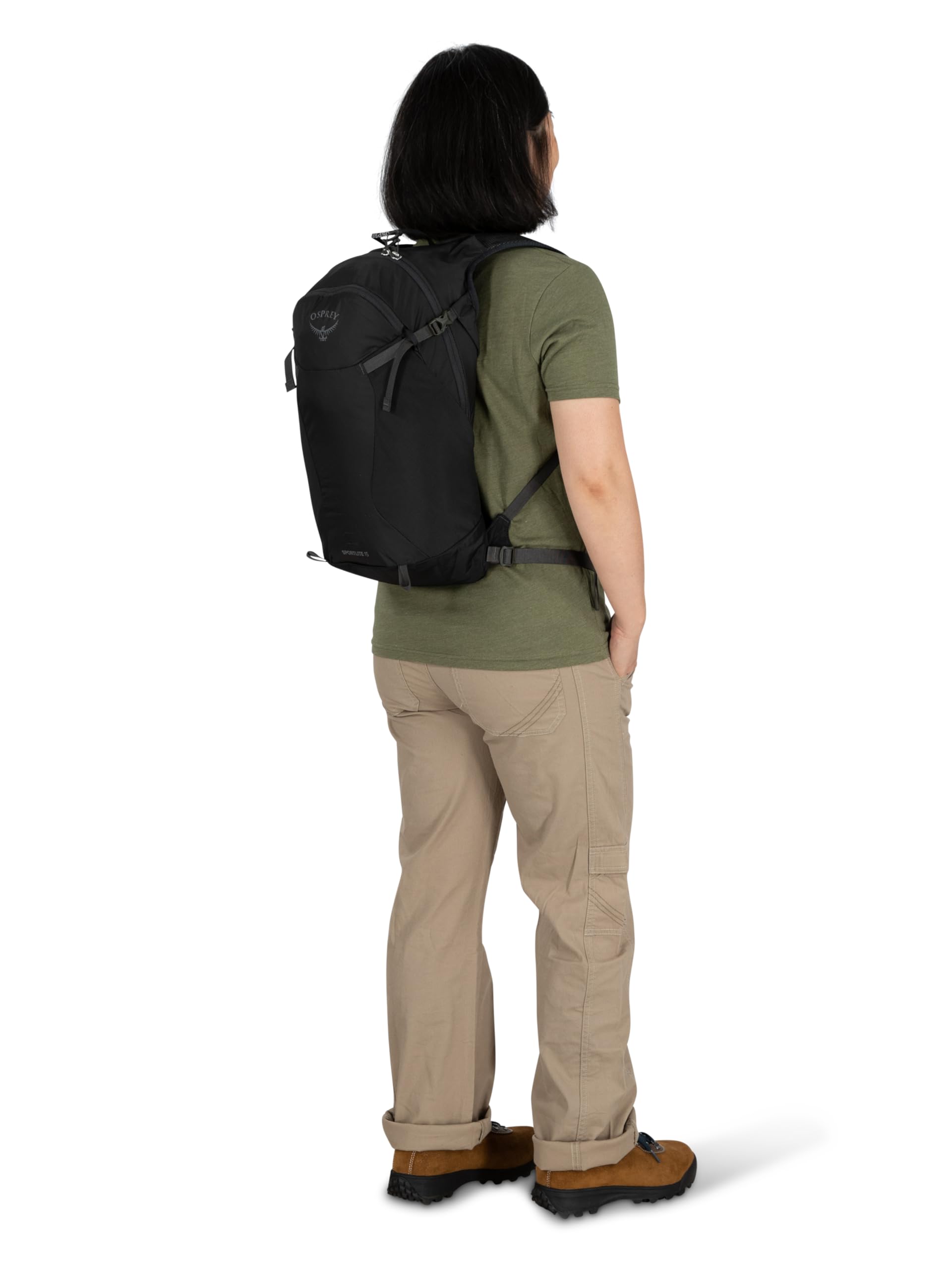 Osprey Sportlite 15 Hiking Backpack, Pine Leaf Green