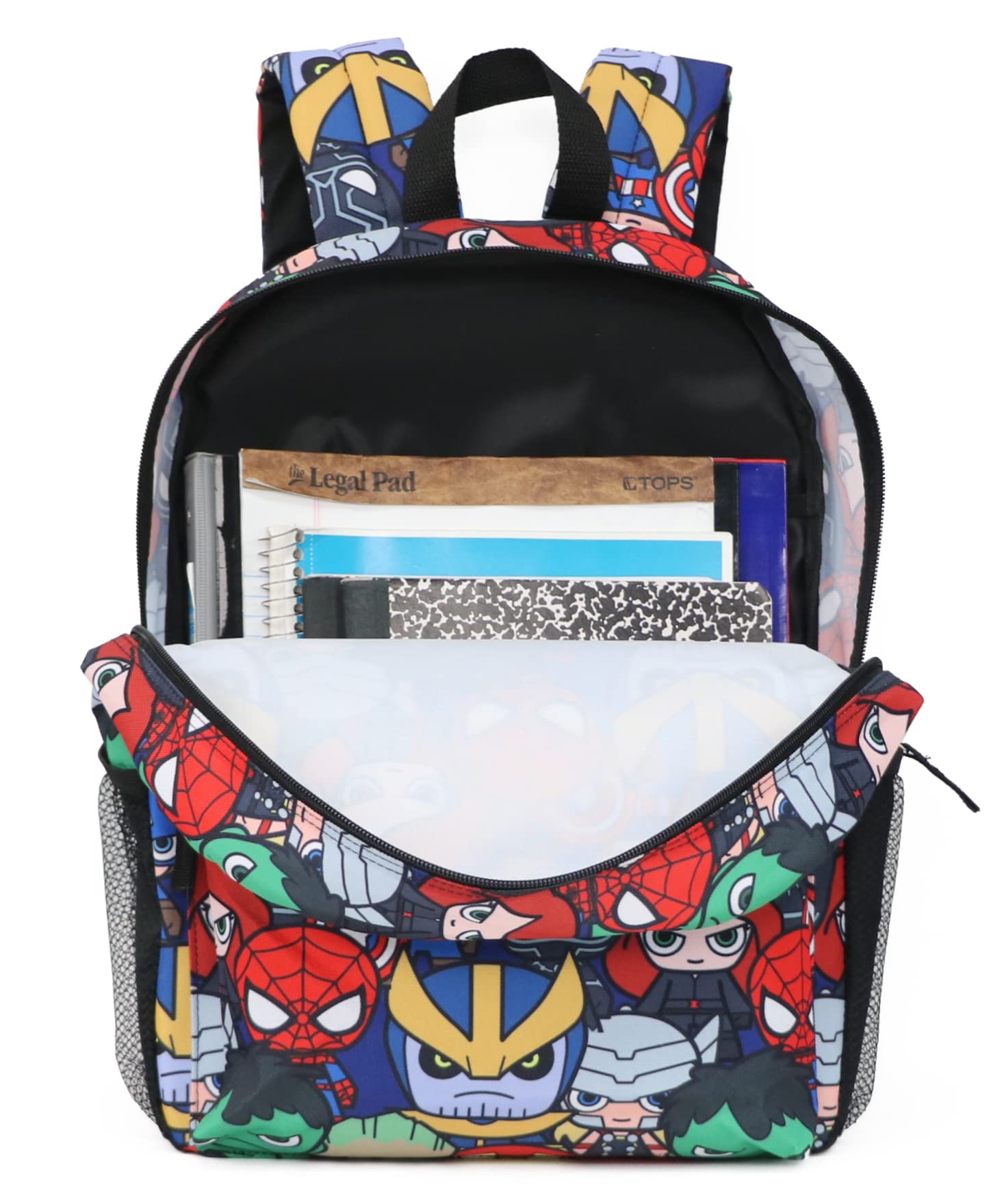 Marvel Kawaii Avengers Superheroes Boy's 16 Inch Lightweight Backpack (Superheroes Kawaii)