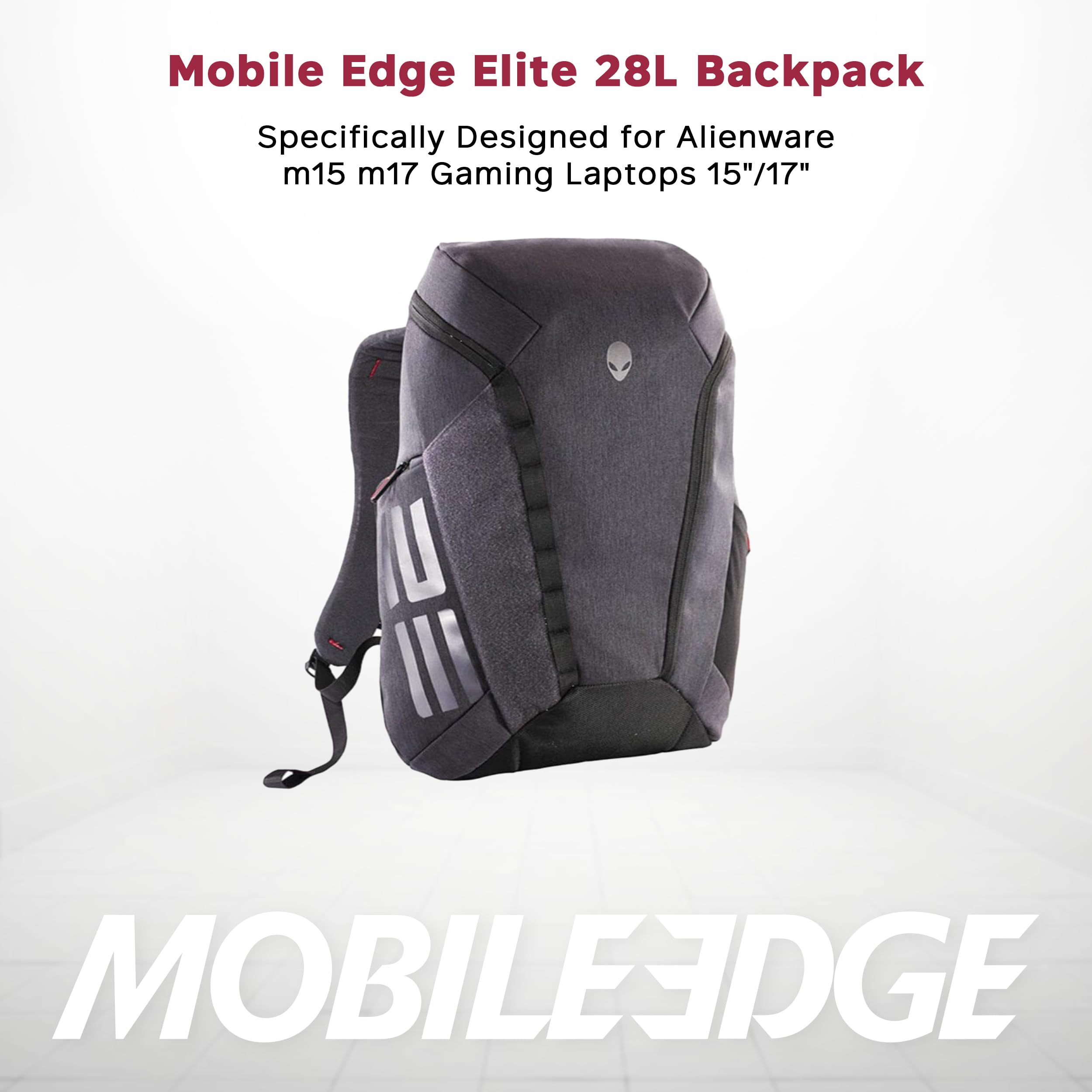 Dell Men's Backpack, Gray, Large