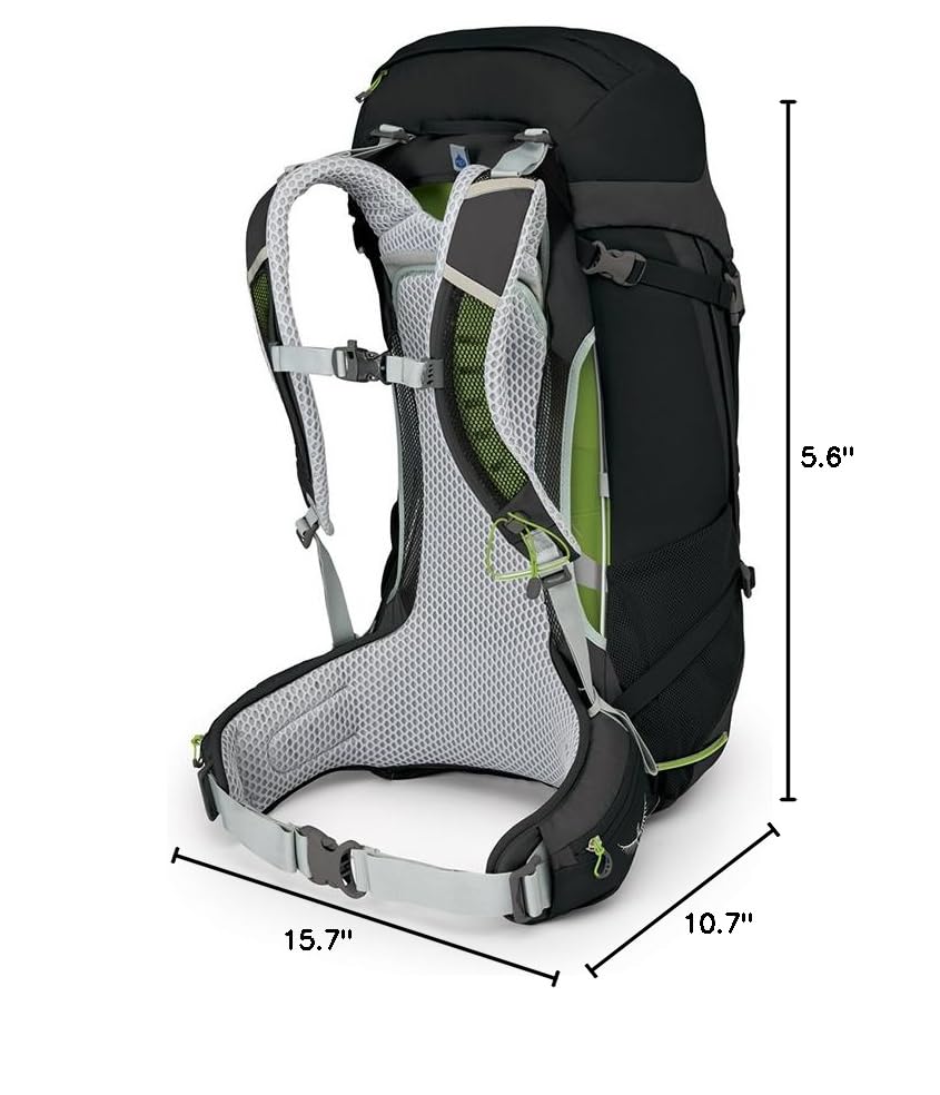 Osprey Stratos 36 Men's Hiking Backpack, Black, Small/Medium