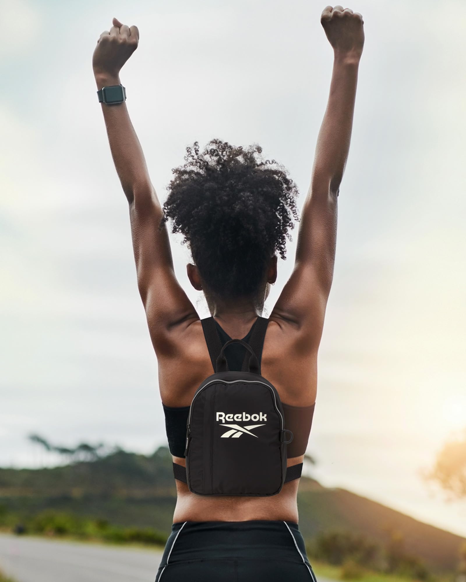 Reebok Women's Backpack - Sydney Lightweight Mini Shoulder Purse - Casual Gym Bag for Kids, Teens, and Adults, Size One Size, Deep Quartz