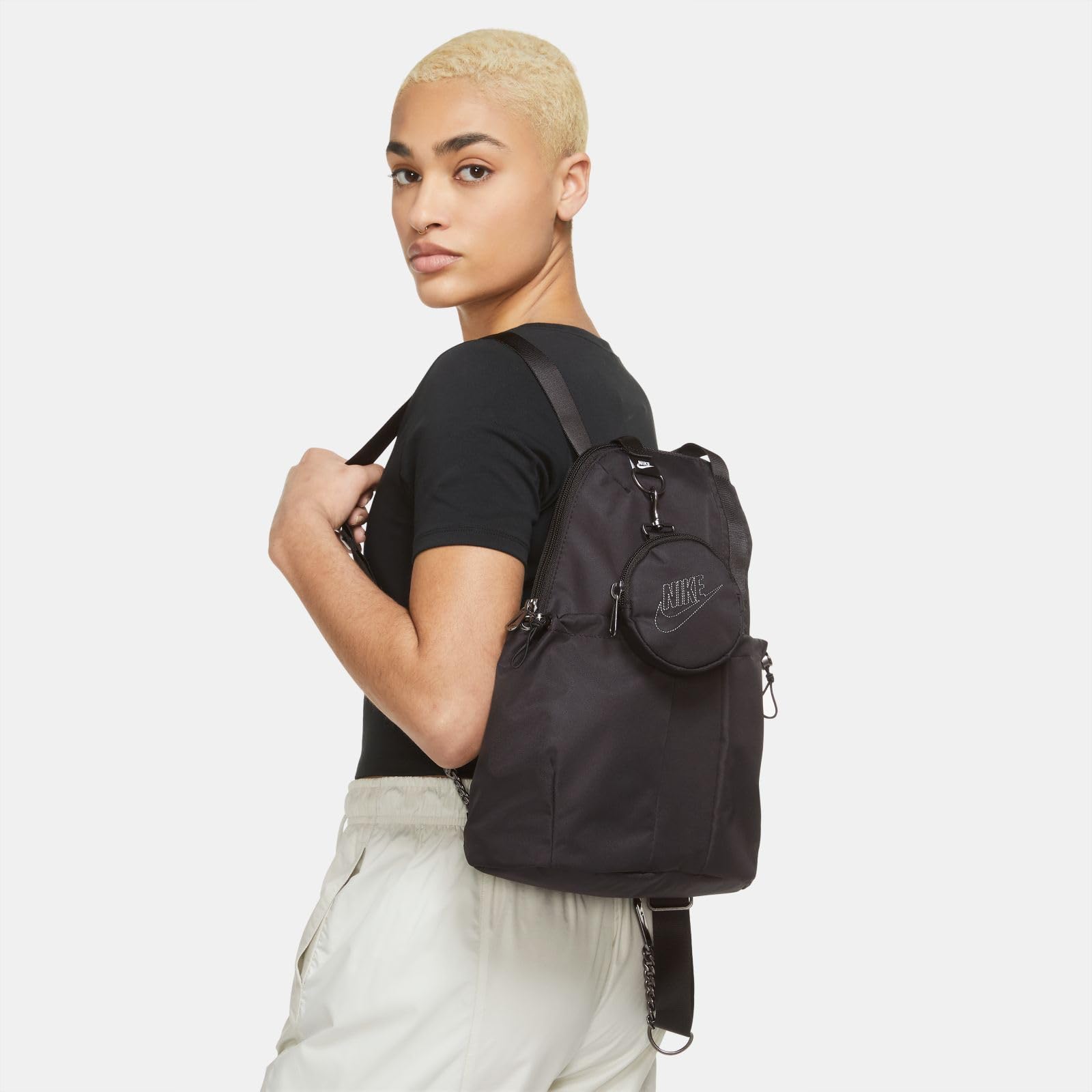 Nike W Futura Mini Bp Unisex Backpacks, Color: Black