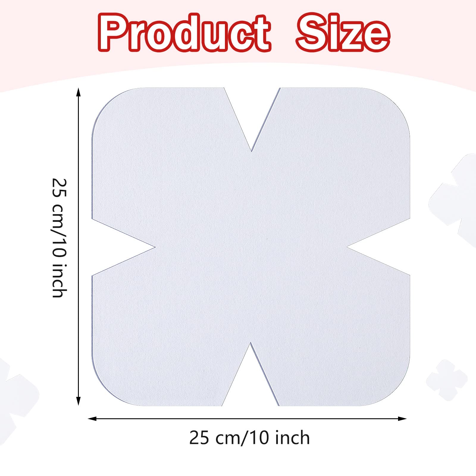 Cozy Pre Cut Batting Microwave Quilt Batting Fabric Batting for Quilting Bowl Cozy Pattern Template Bowl Wrap Cut on Fold Template for Sewing DIY, 9.84 x 9.84 Inch(12 Pieces)