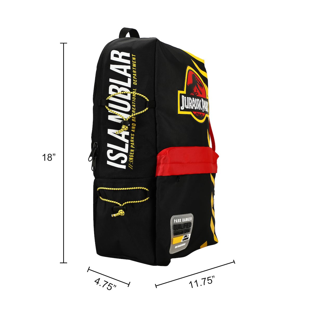 Jurassic Park Safety Logo Black Backpack