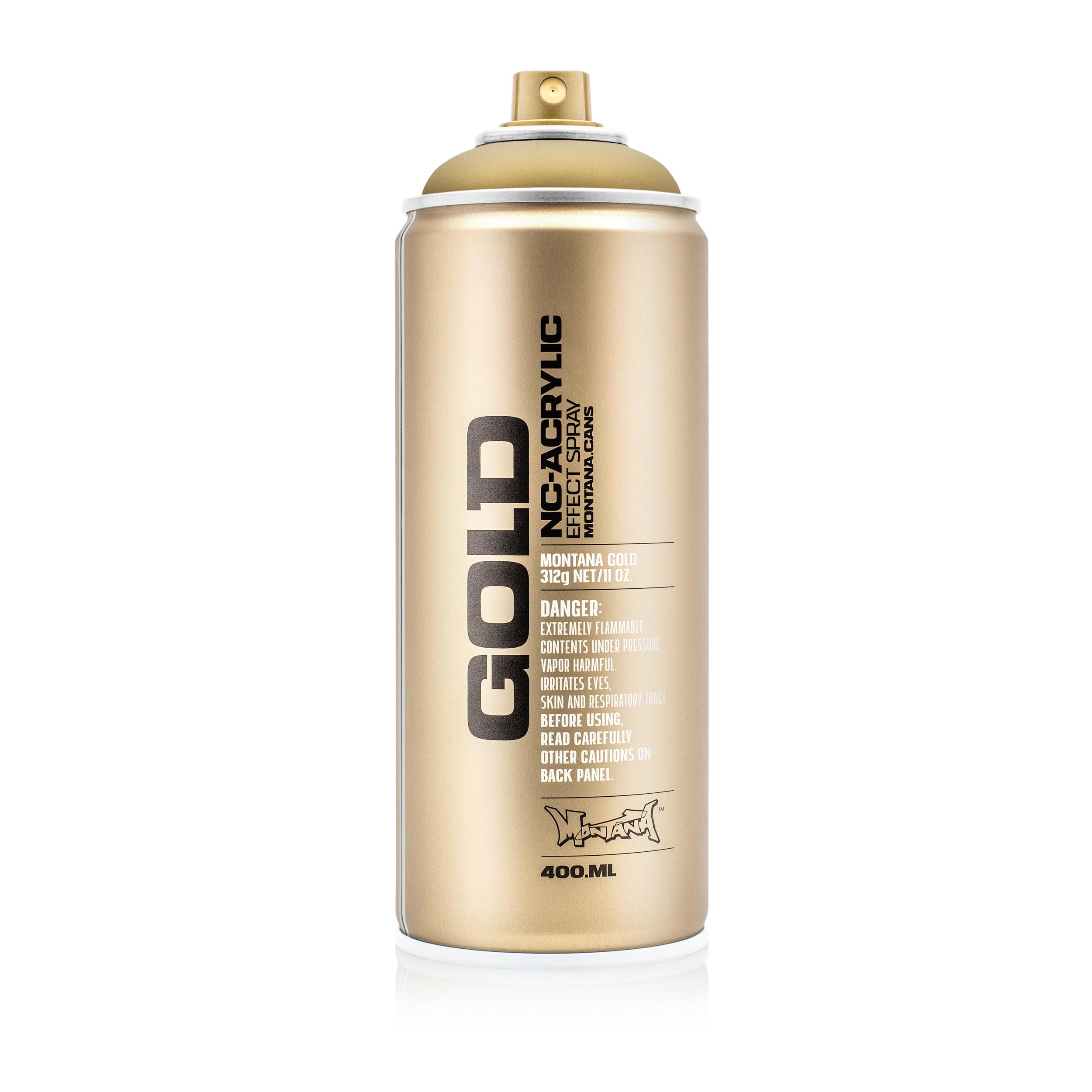 Montana Cans Montana 400 ml Color, Gold Matte Spray Paint