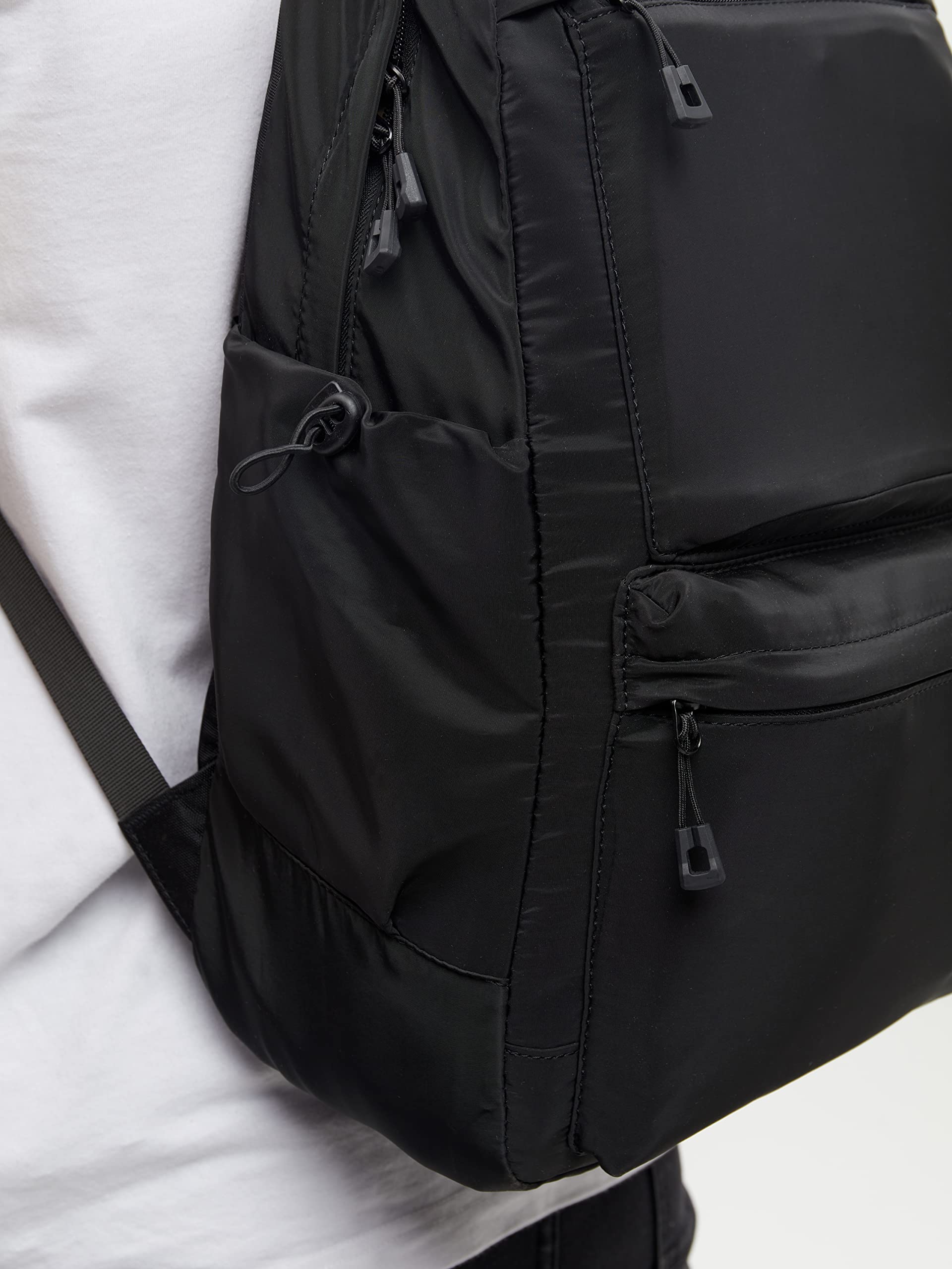 TALMONT Travel Laptop backpack for Men Waterproof Carry-on backpack for School and College, Large Gym Back Packs Flight Approved Bag (Style 1 - Black)