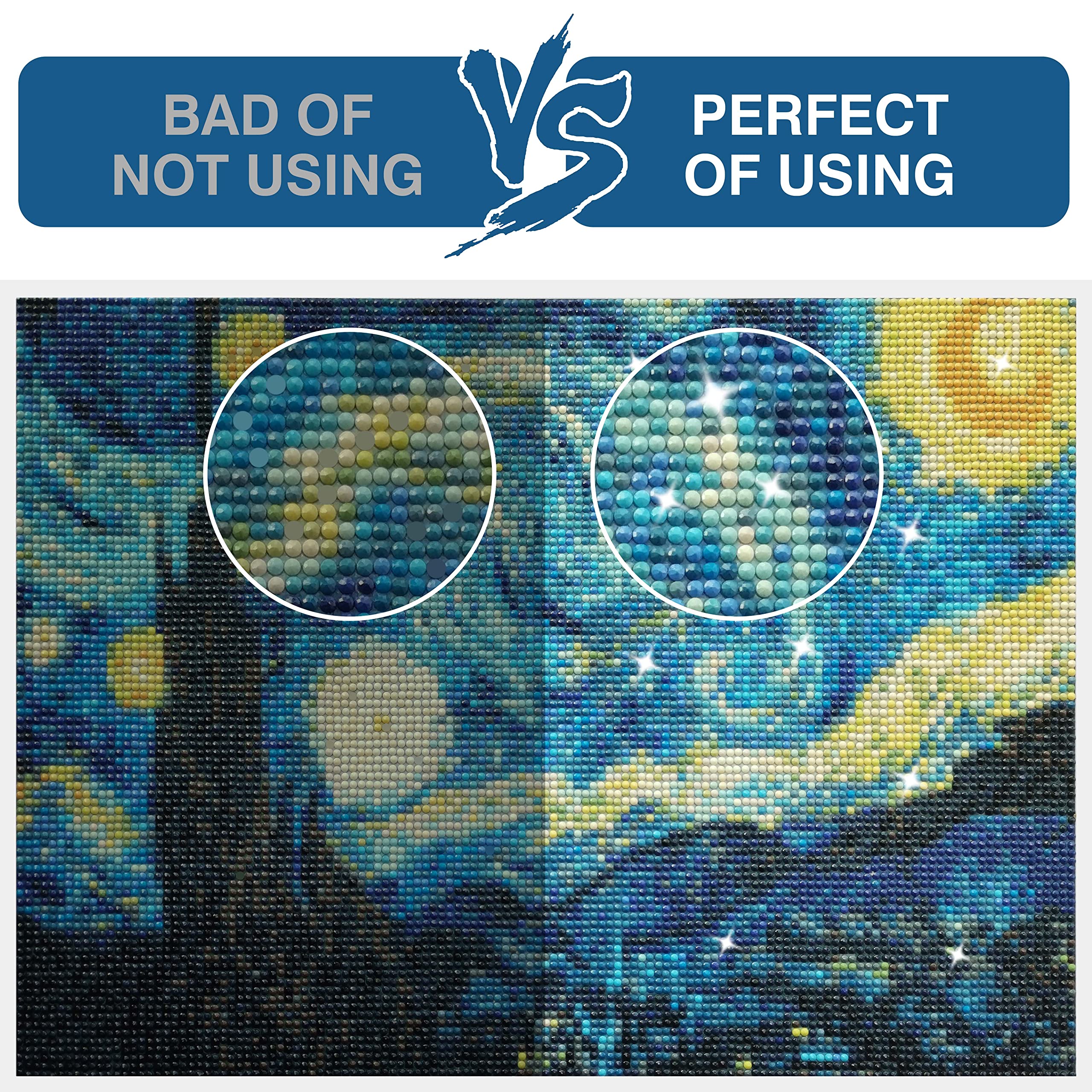 VansyLife 240ML Diamond Painting Sealer with Sponge Head, 5D Diamond Painting Glue and Jigsaw Puzzle Glue for Permanent Hold & Shine Effect (8 OZ)