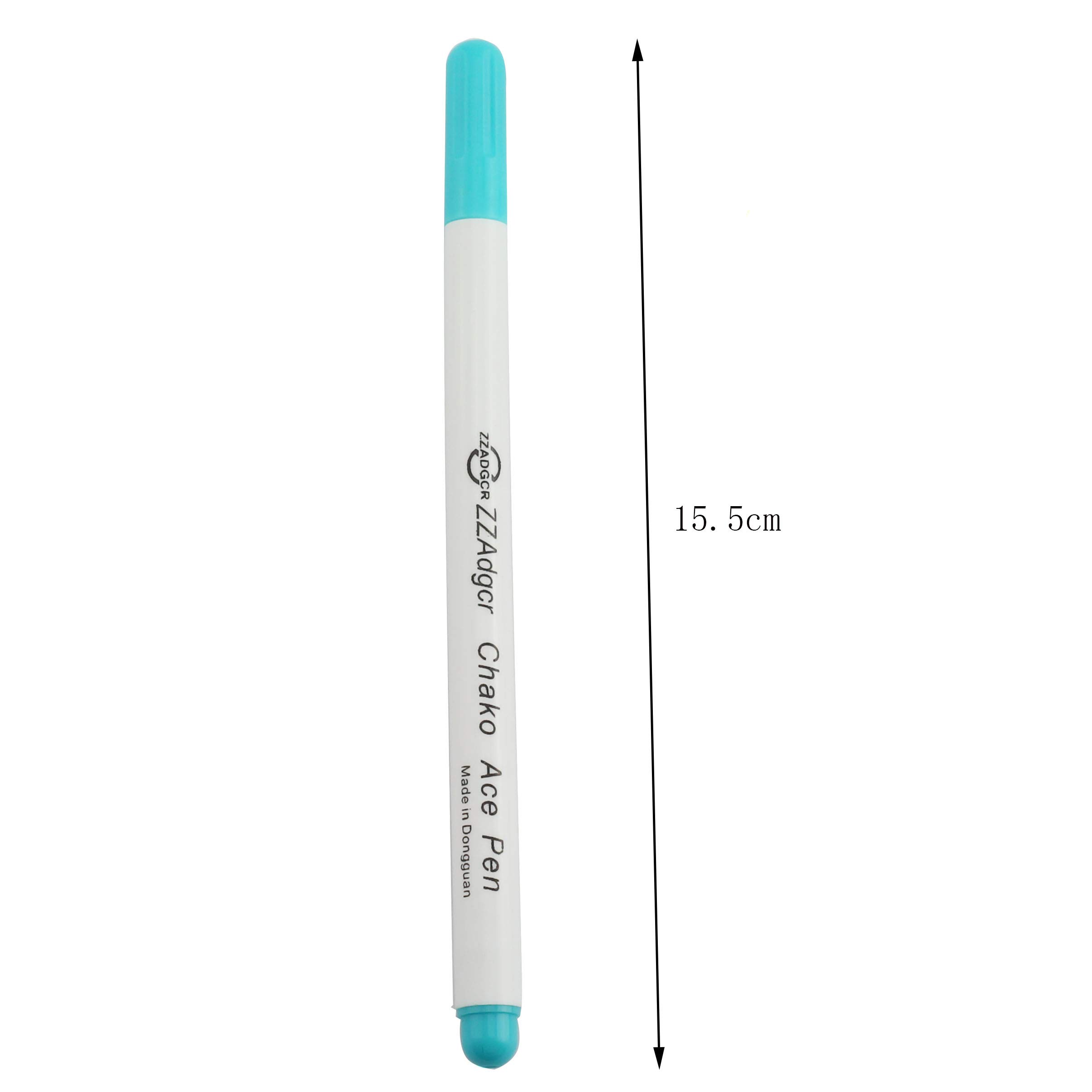 Disappearing Ink Fabric Marker Pen for Sewing Art Washable Art and Lettering 12PCS 6 Color Vanishing Air Erasable Pen