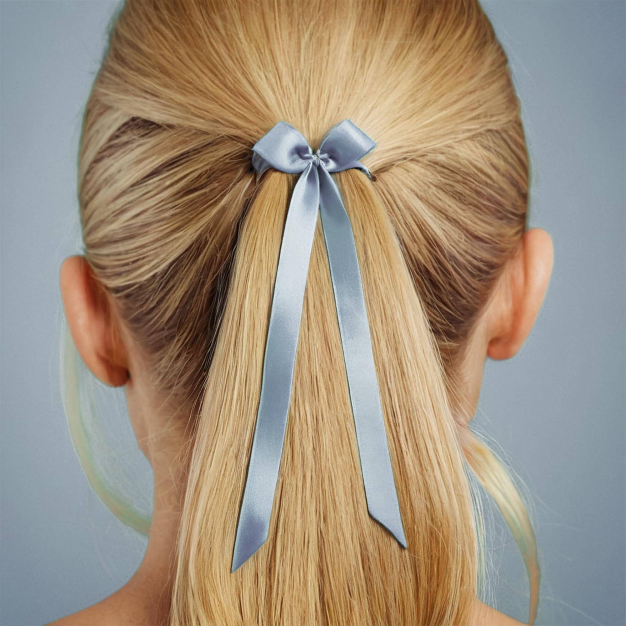 Light Blue Ribbon 1/4 Inches 36 Yards Satin Roll Perfect for Art, Wedding, Wreath, Baby Shower, Packing Birthday, DIY Hair Accessories Scrapbooking, Wrapping Christmas Other Projects Sky Color
