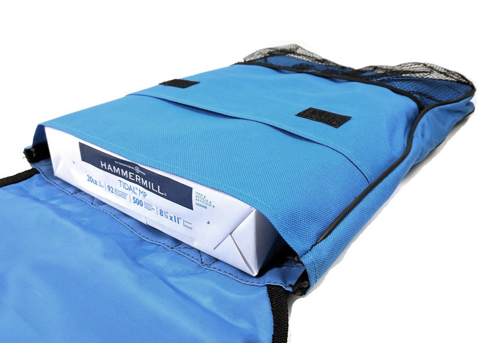 EAI Education NeatSeat Classroom Chair Organizer | Name-Tag Card, Dual Inner Pockets, Set of 4