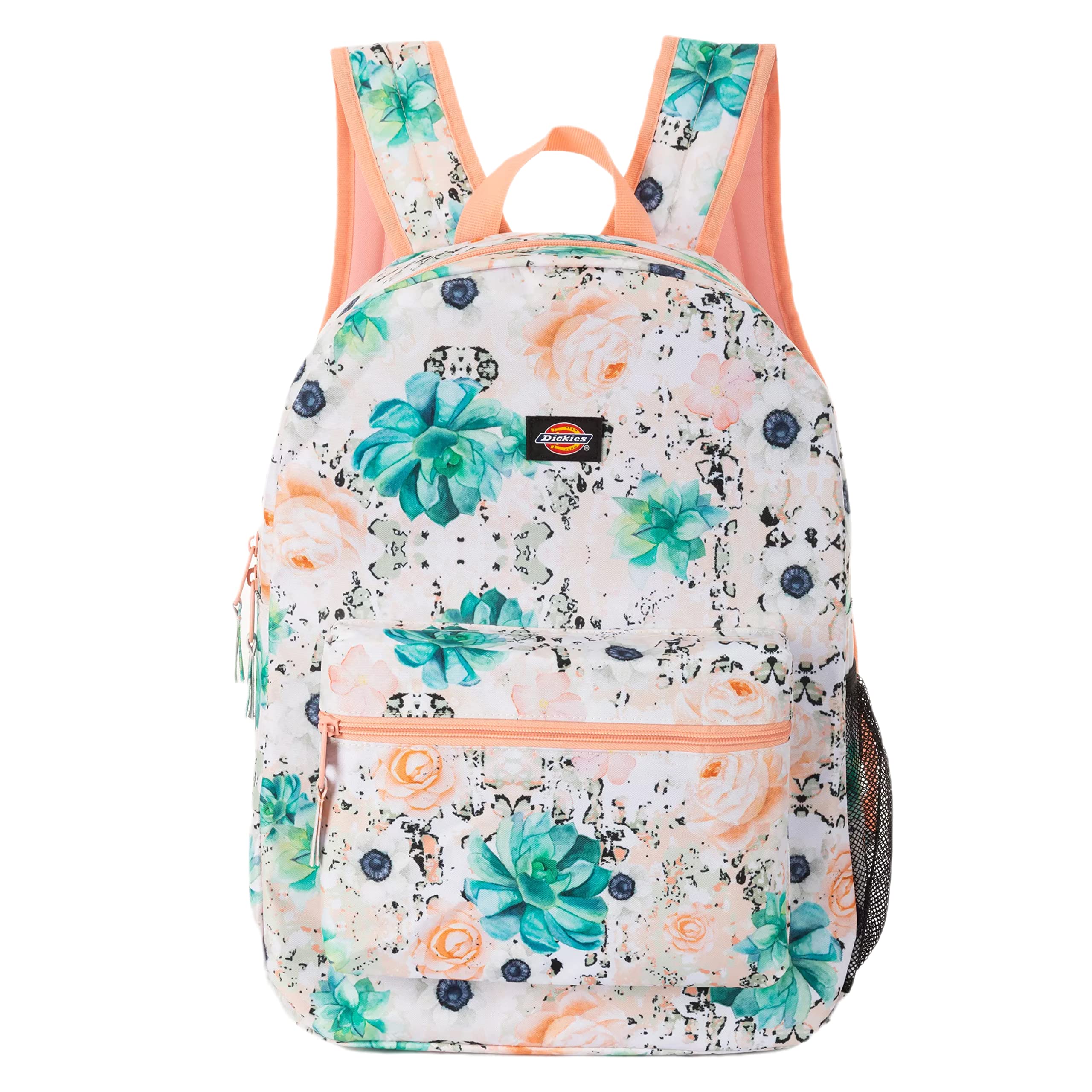 Dickies Backpack Classic Logo Water Resistant Casual Daypack for Travel Fits 15.6 Inch Notebook (Cactus Rose)