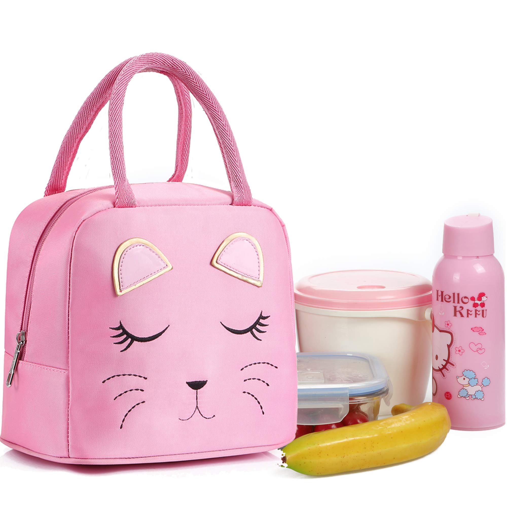 Backpack for Kids Girls School Backpack with Lunch Box Preschool Kindergarten BookBag Set