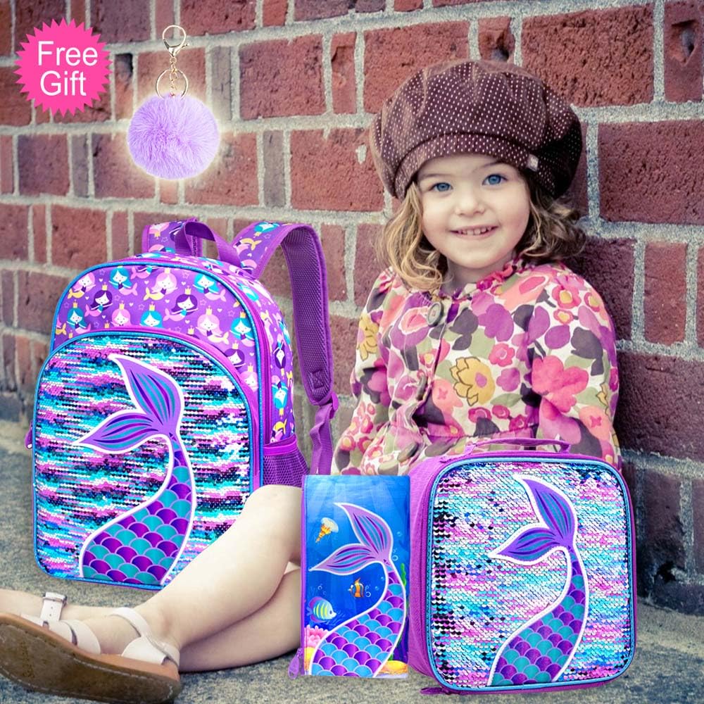 AGSDON 3PCS Dinosaur Backpack for Boys, 16" little Kids Preschool School Bookbag and Lunch Box