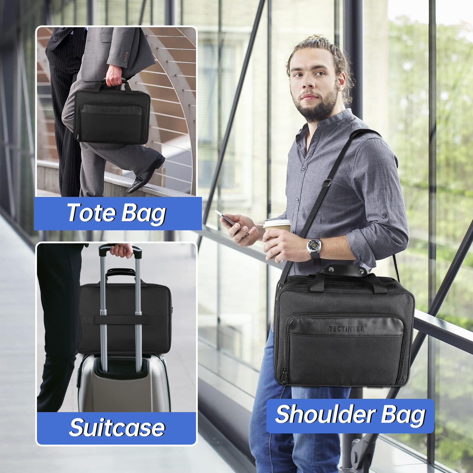 PS5 Carrying Case - TECTINTER Travel Case Playstation 5 Bag,Compatible with PS5/PS4/PS4 Pro/PS4 Slim Console,Large Holding PS5/PS4 Controllers,Game Cards,HDMI,Ideal Gift for Gamer
