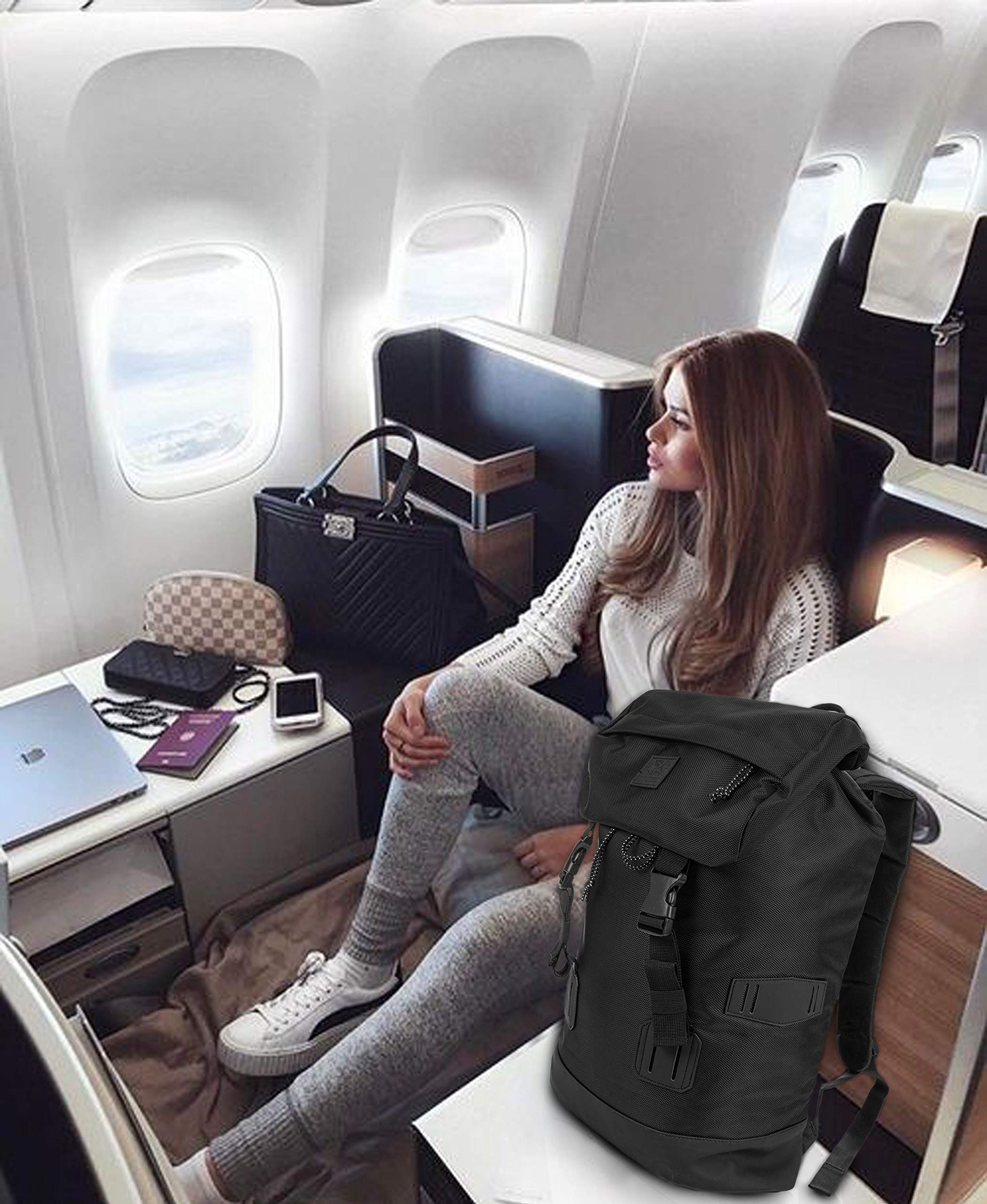 X RAY Rolltop Backpack | Leather Backpack | Travel Backpacks | School Backpack