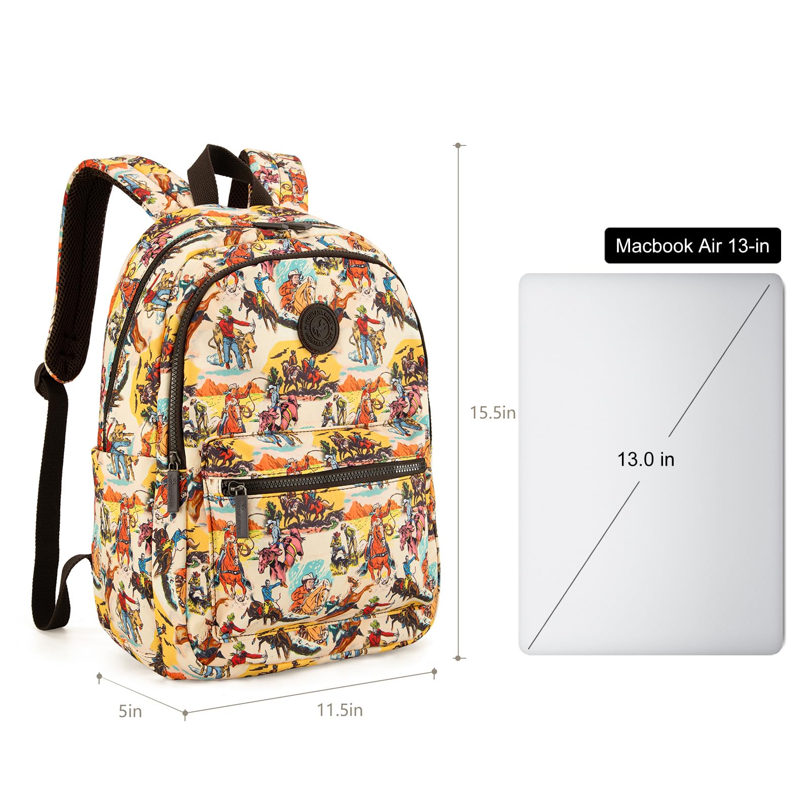 Montana West Travel Backpack for Women School Bookbag for College Student Western Rucksack with Laptop Compartment