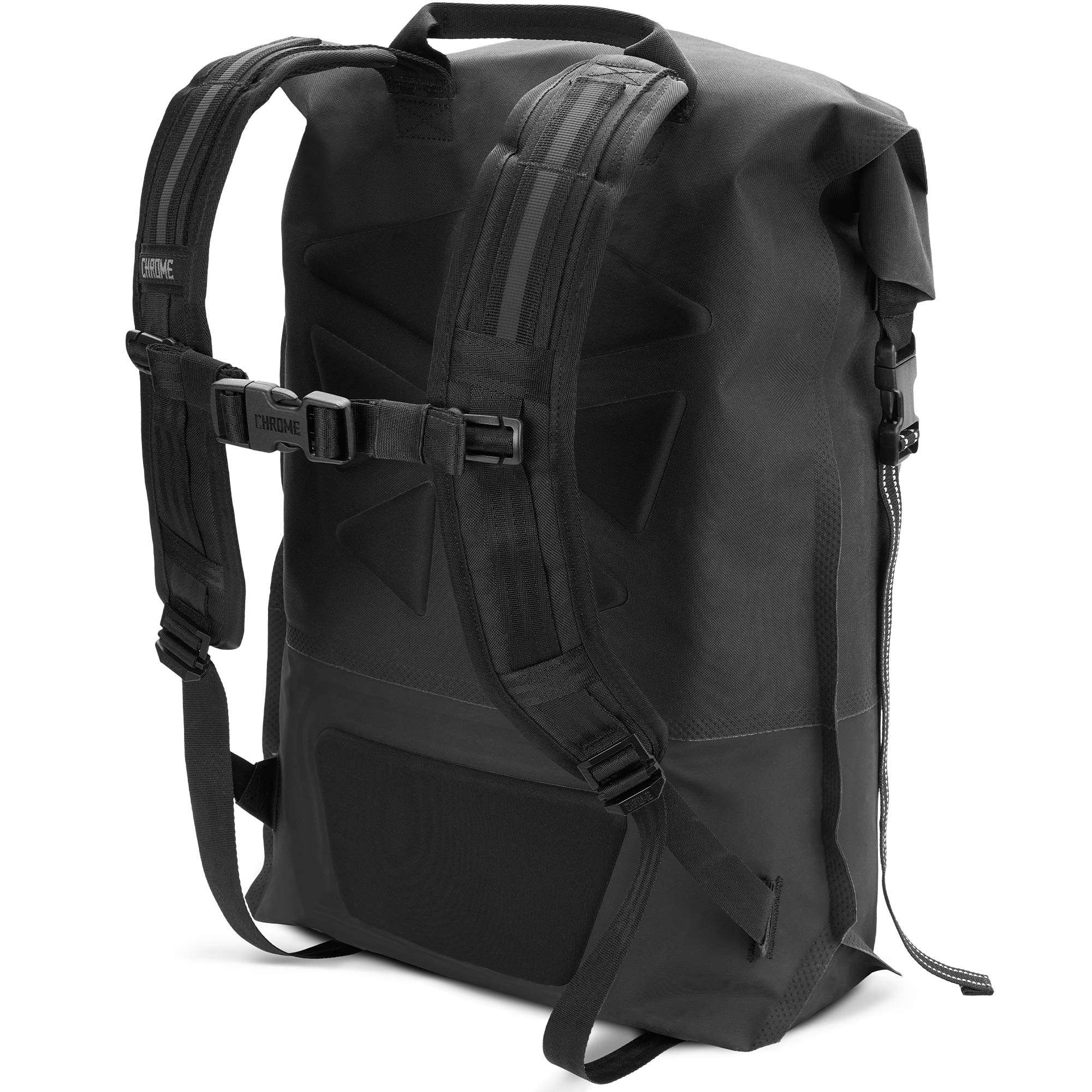 Chrome Industries Urban Ex 2.0 Rolltop Backpack- 15" Laptop Bag, Waterproof, 30 Liter, Black