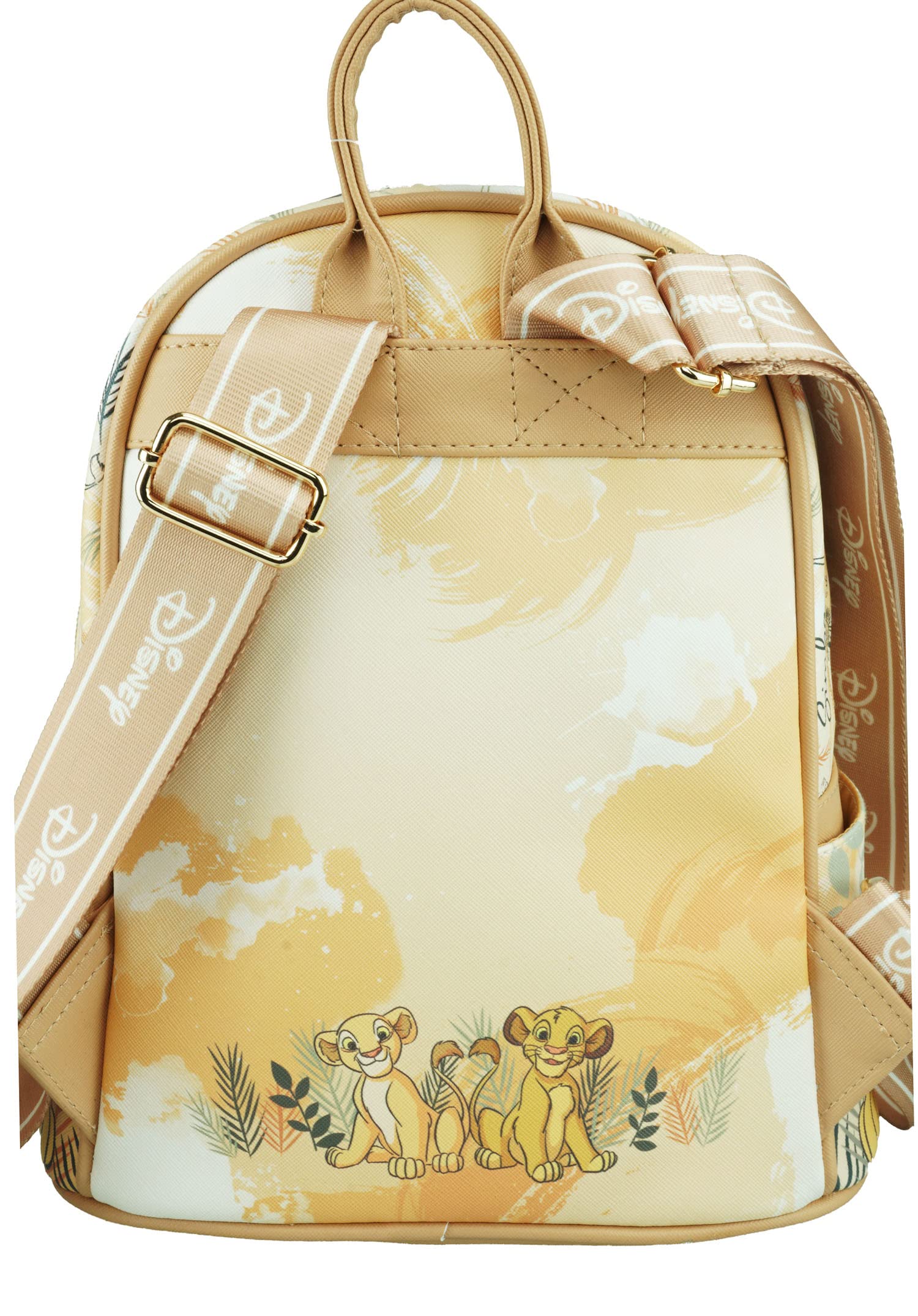 Disney The Lion King Simba and Nala Wondapop 11 Inch Vegan Leather Mini Backpack