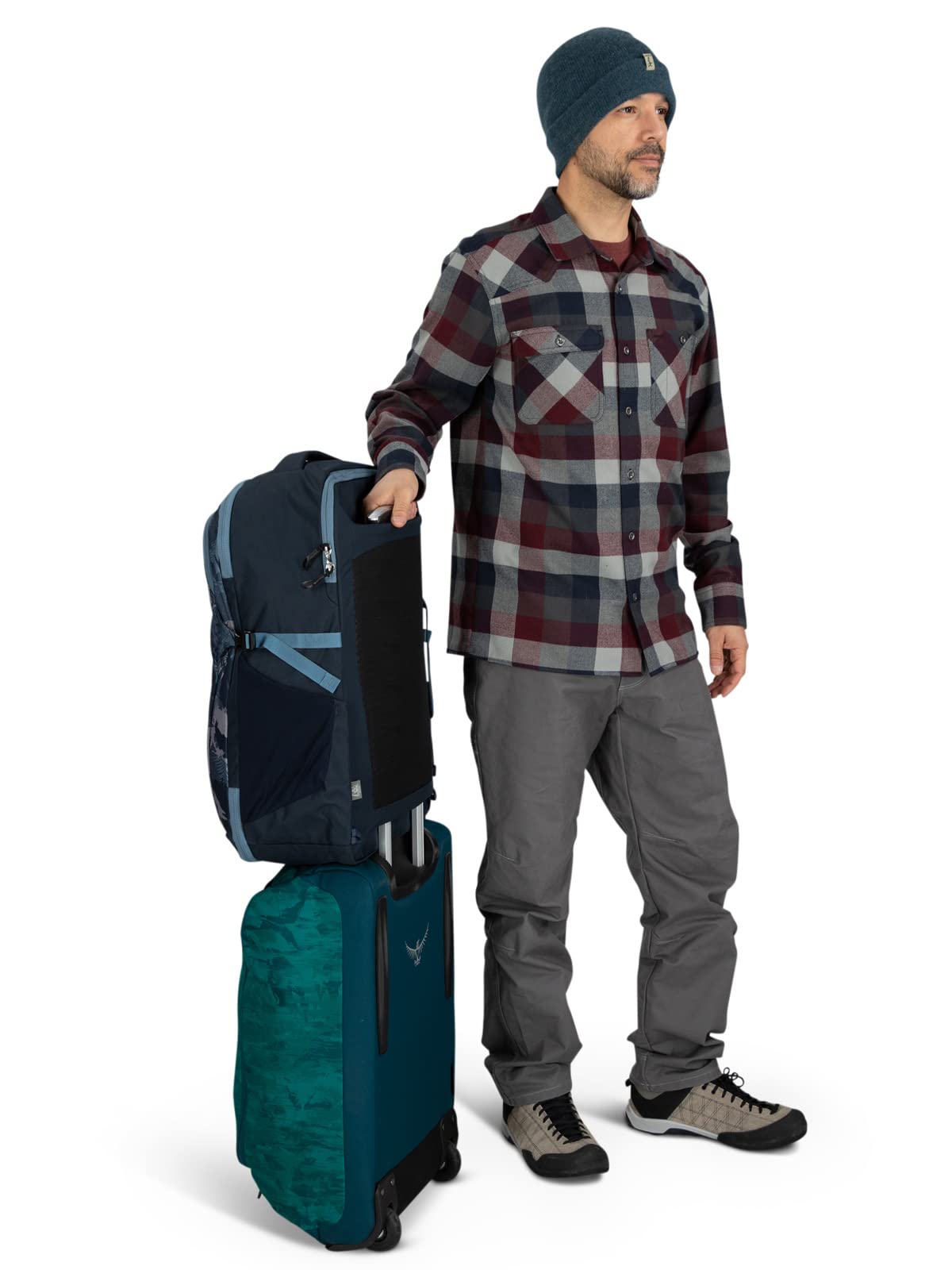 Osprey Daylite Carry-On 44L Travel Backpack, Palm Foliage Print
